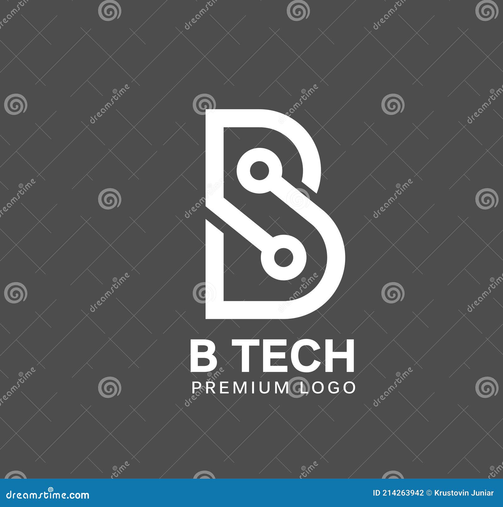 Letter B Tech Strong and Memorable Logo Stock Vector - Illustration of ...