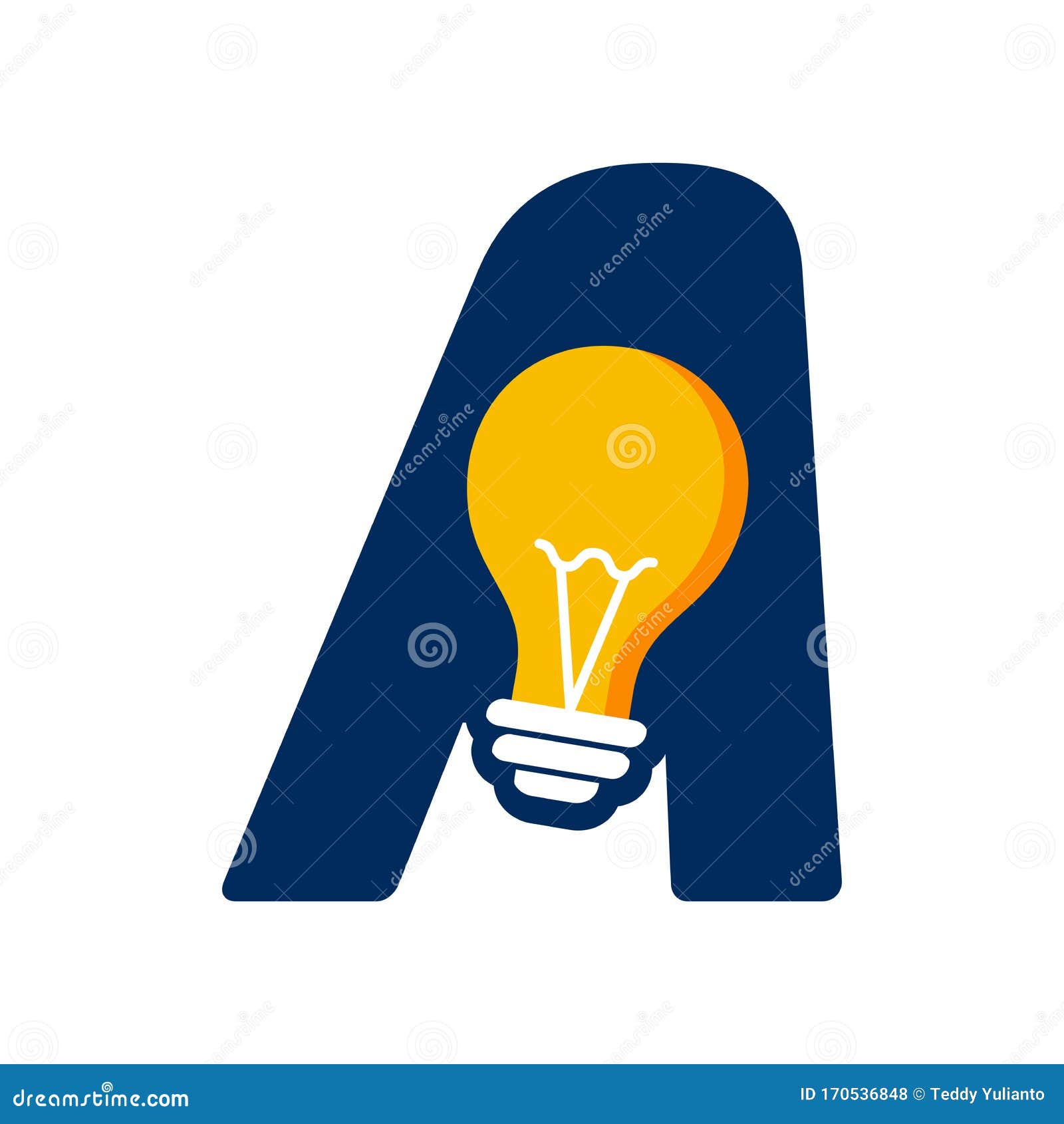 Modern Light Bulb Logo
