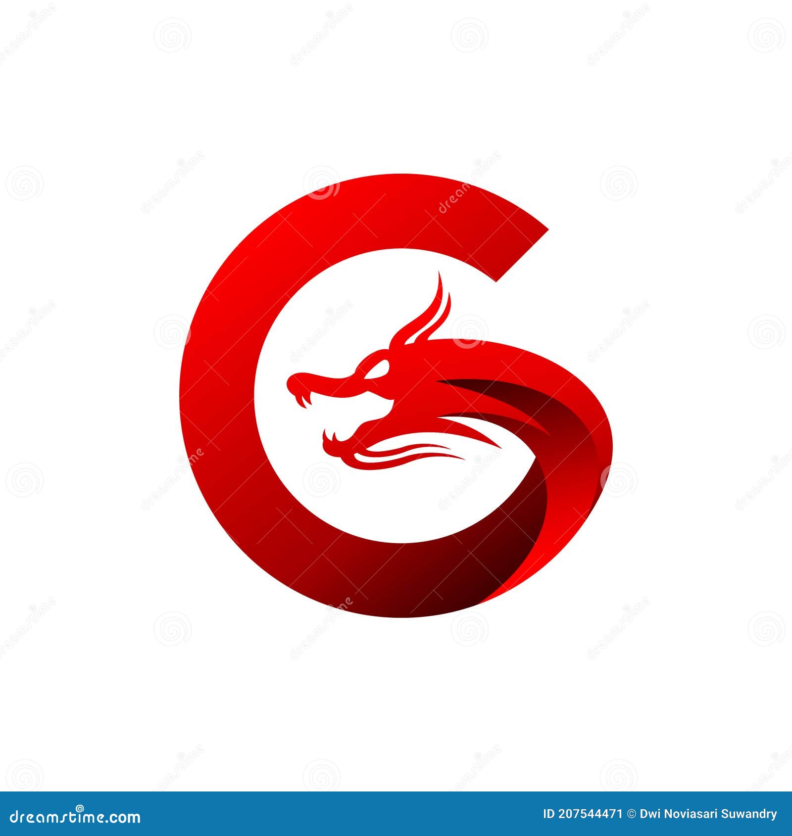 Initial Letter C Dragon Logo Stock Vector - Illustration of animal ...