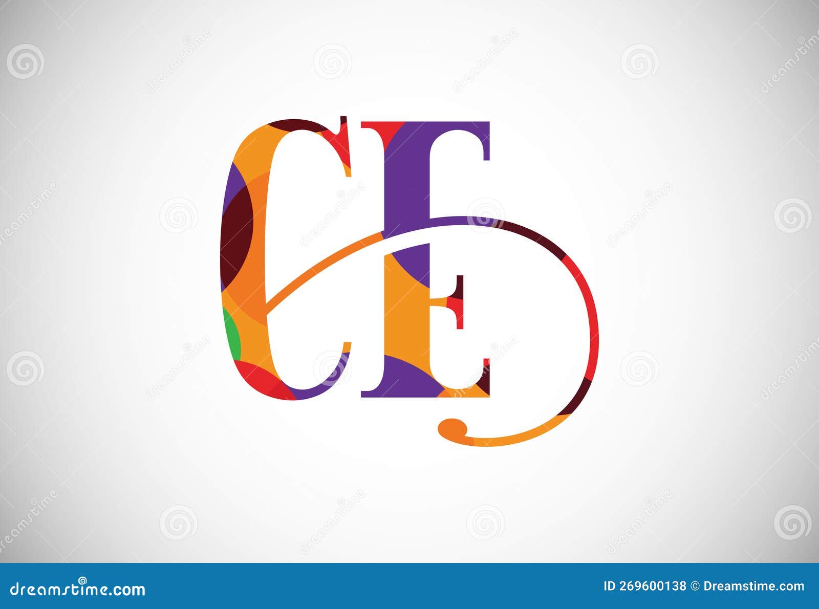 Initial Letter C E Low Poly Logo Design Vector Template. Graphic ...