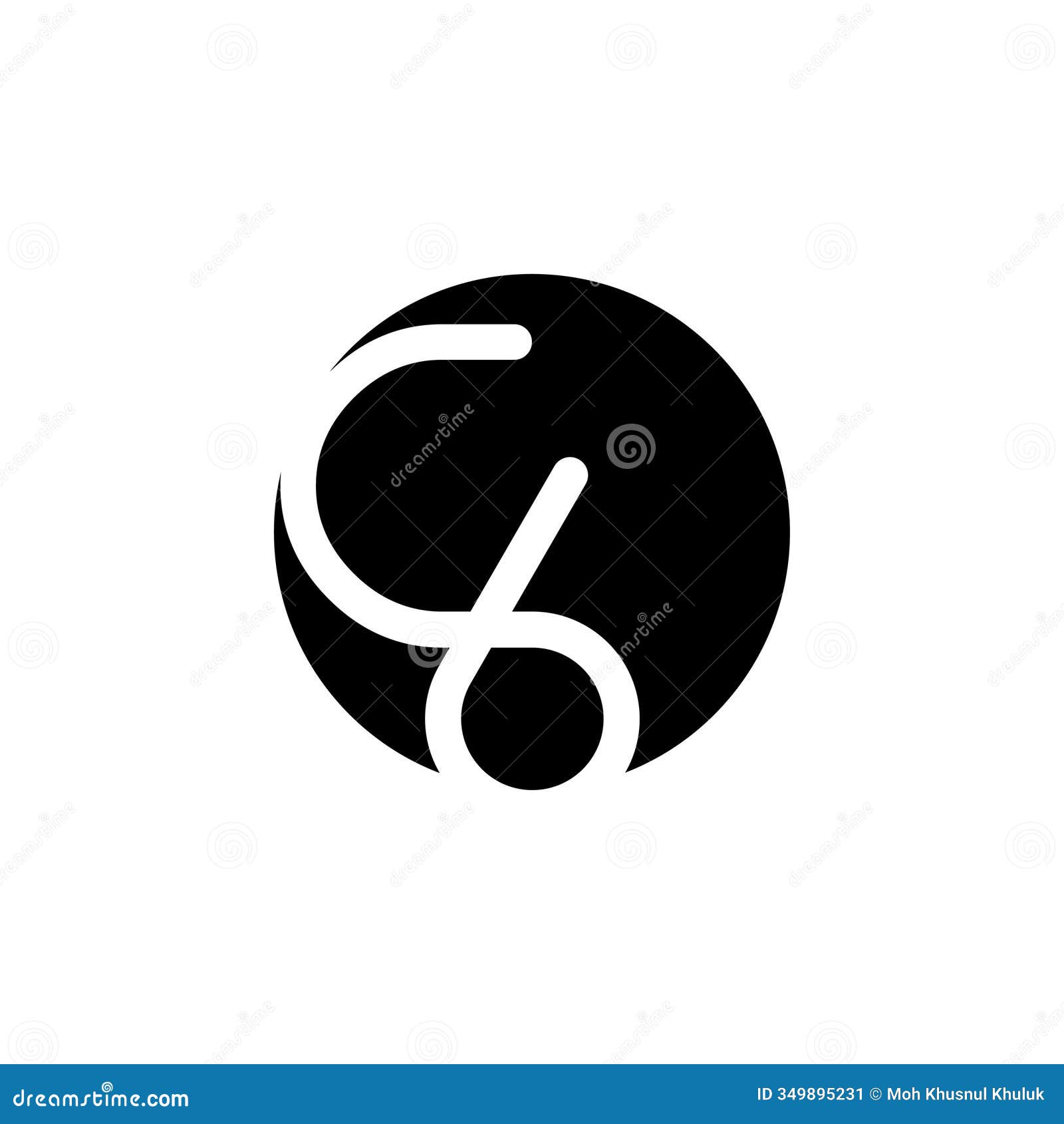 Initial Letter C6 Logo Vector Black Color Stock Illustration ...