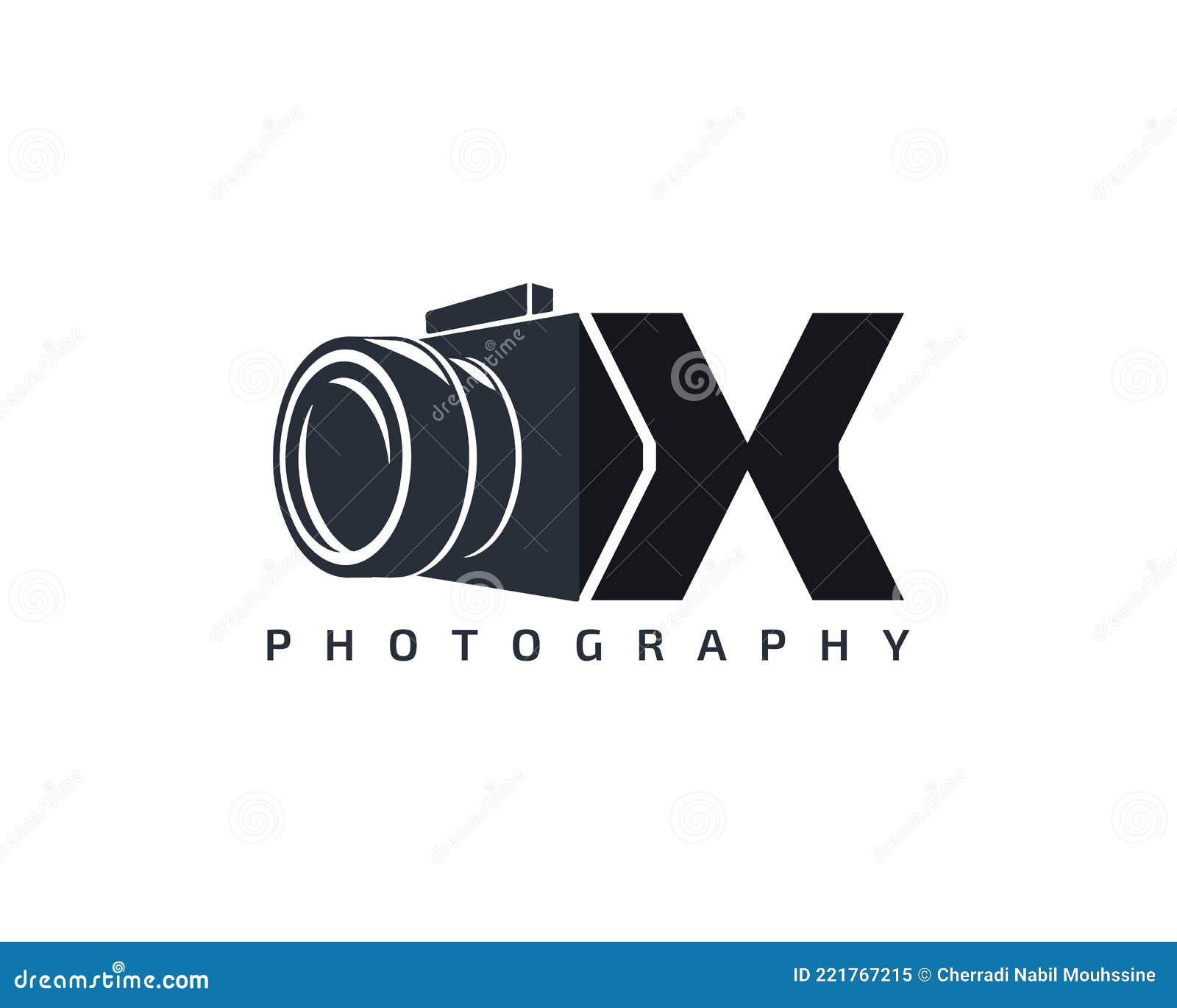 Initial Letter X Cam Logo Vector Stock Vector - Illustration of lens ...