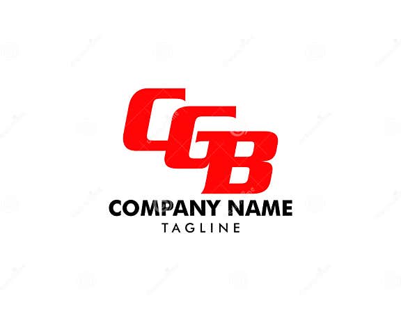 Initial Letter CGB Logo Design Vector Stock Vector - Illustration of ...