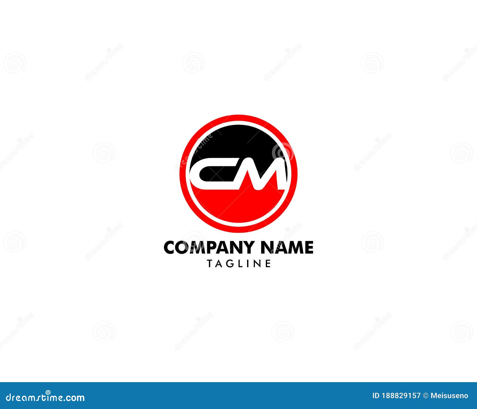 Initial Letter CM Logo Template Design Stock Vector - Illustration of ...