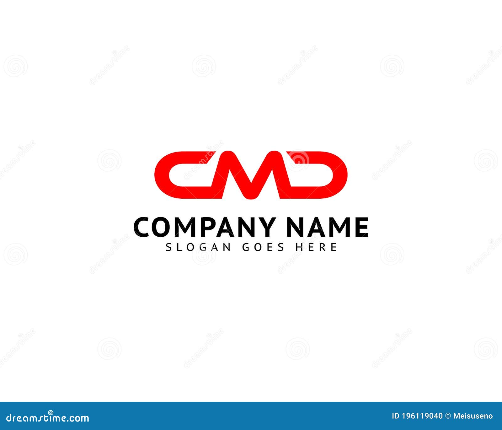 Initial Letter CMD Logo Template Design Stock Vector - Illustration of ...