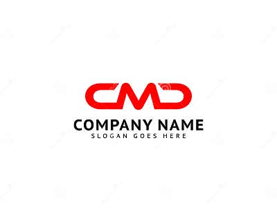 Initial Letter CMD Logo Template Design Stock Vector - Illustration of ...