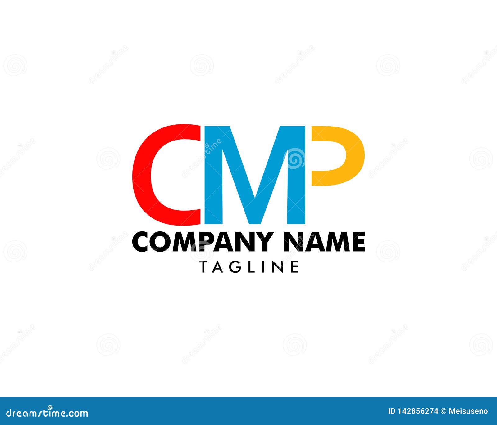 Initial Letter CMP Logo Design Vector | CartoonDealer.com #142856274