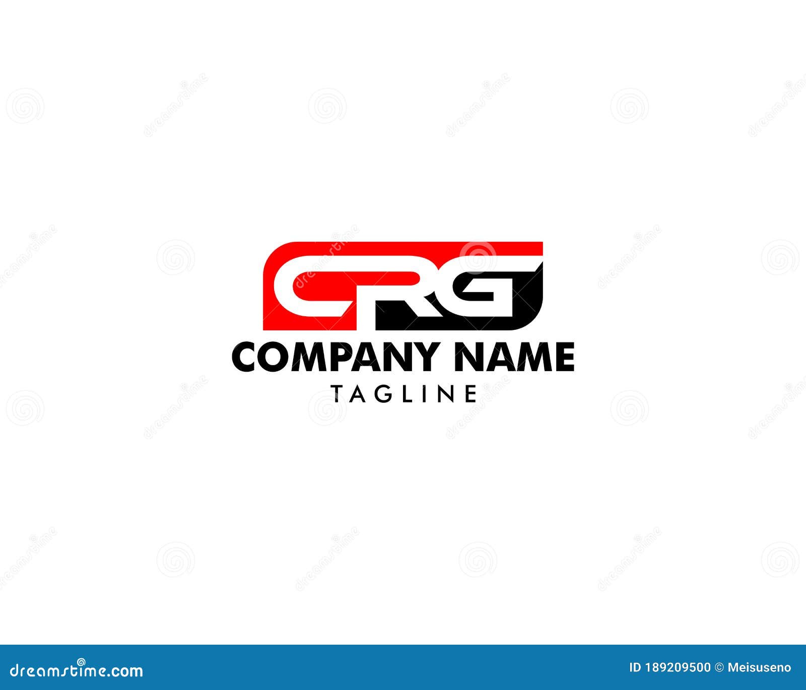 Initial Letter CRG Logo Template Design Stock Vector - Illustration of ...