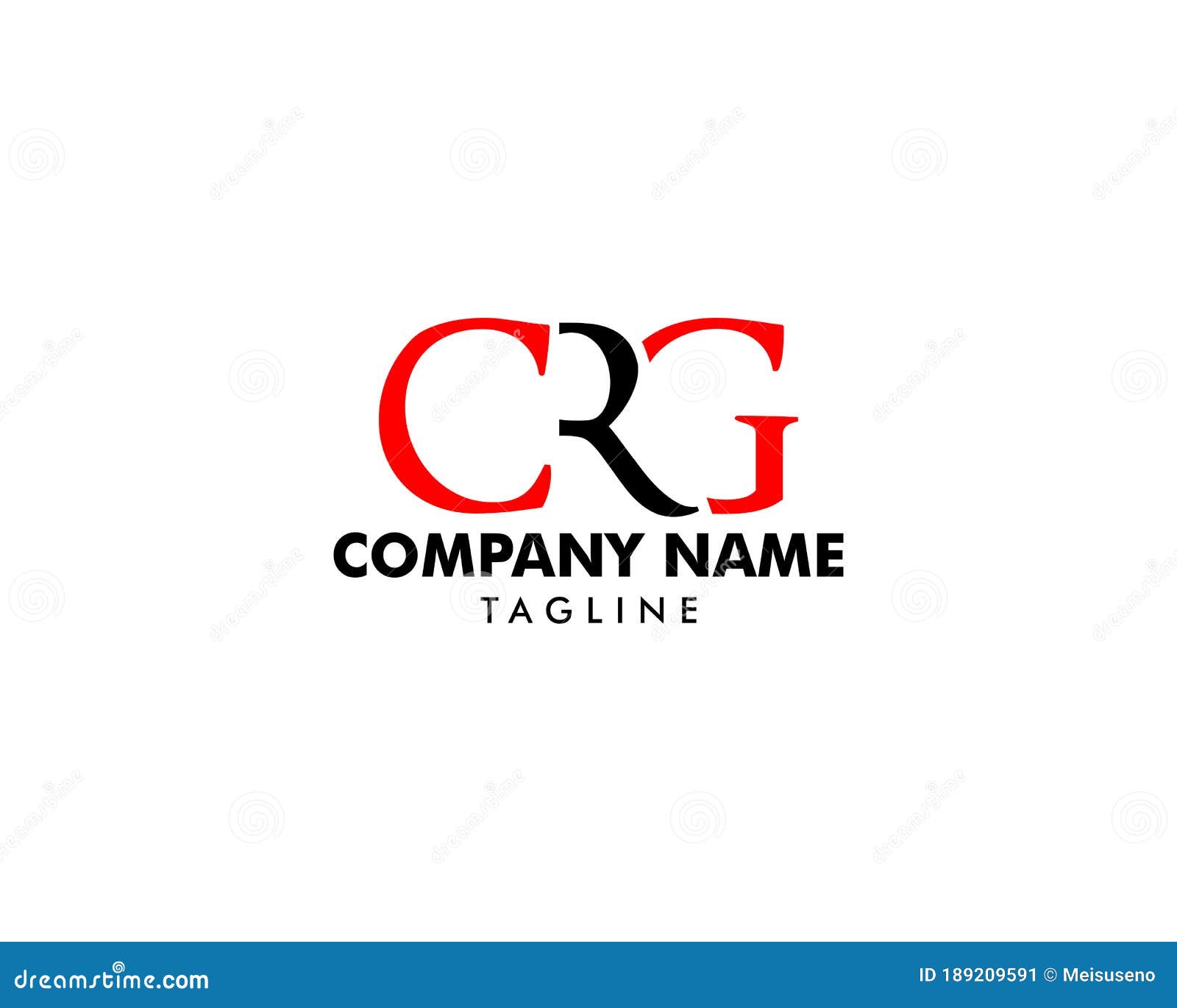 Initial Letter CRG Logo Template Design Stock Vector - Illustration of ...