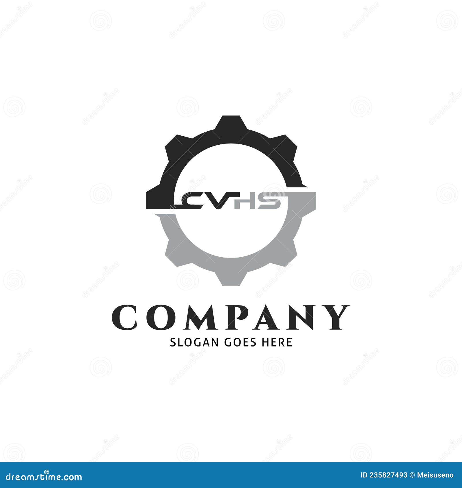 Initial Letter CVHS Icon Vector Logo Template Illustration Design Stock ...