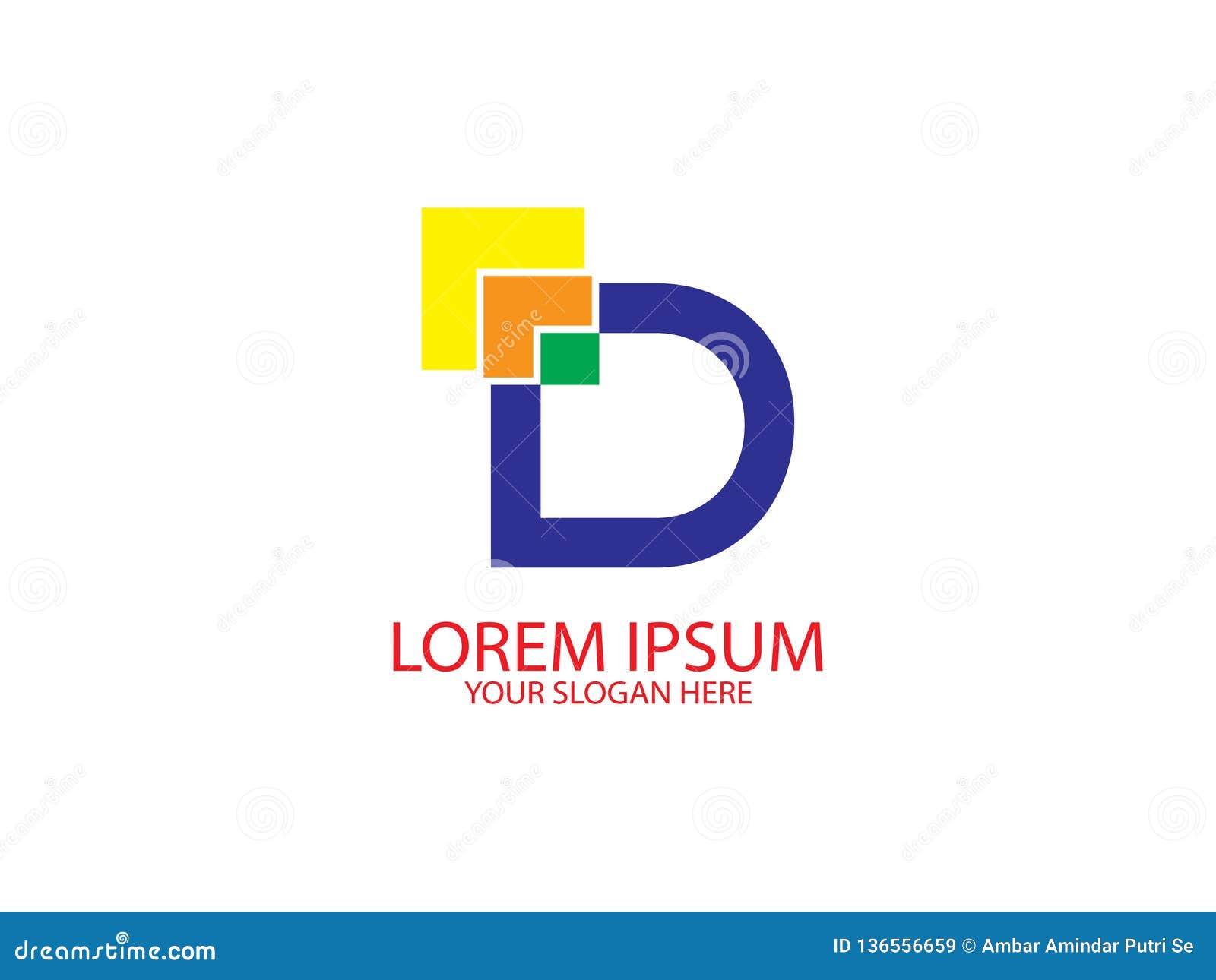 Initial Letter D for Data Design Logo Graphic Branding Letter Element ...