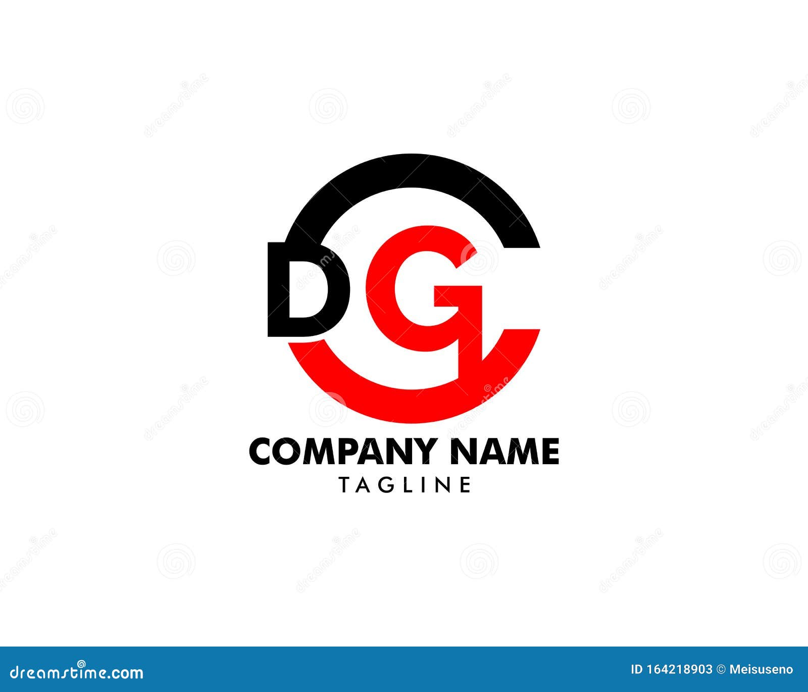 Initial Letter DCG Logo Template Design Stock Vector - Illustration of ...
