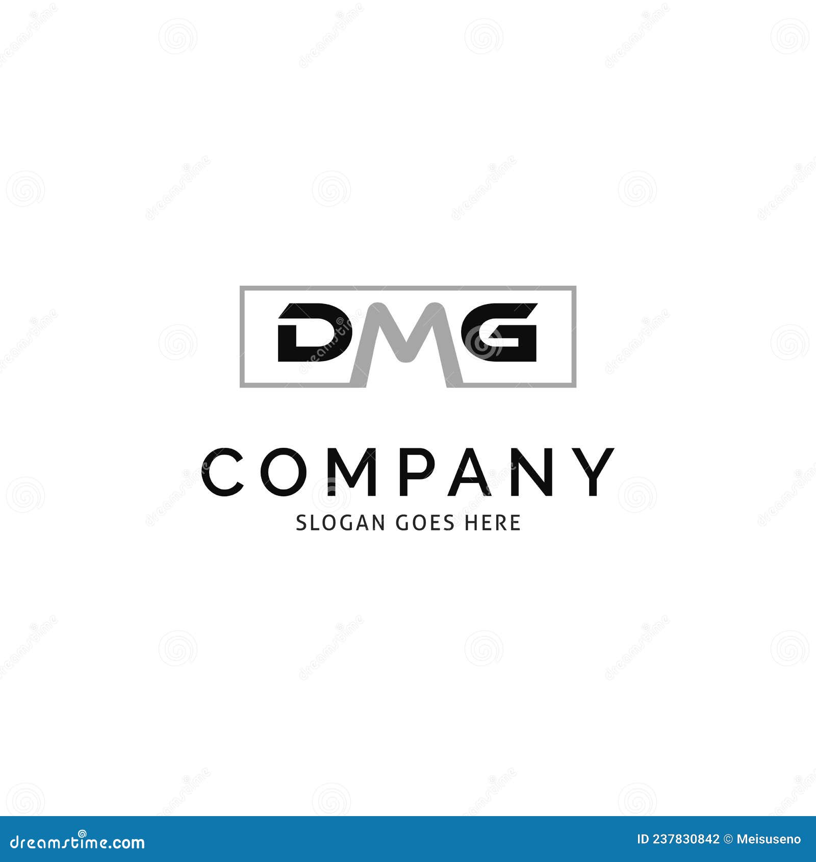 Initial Letter DMG Icon Vector Logo Template Illustration Design Stock ...