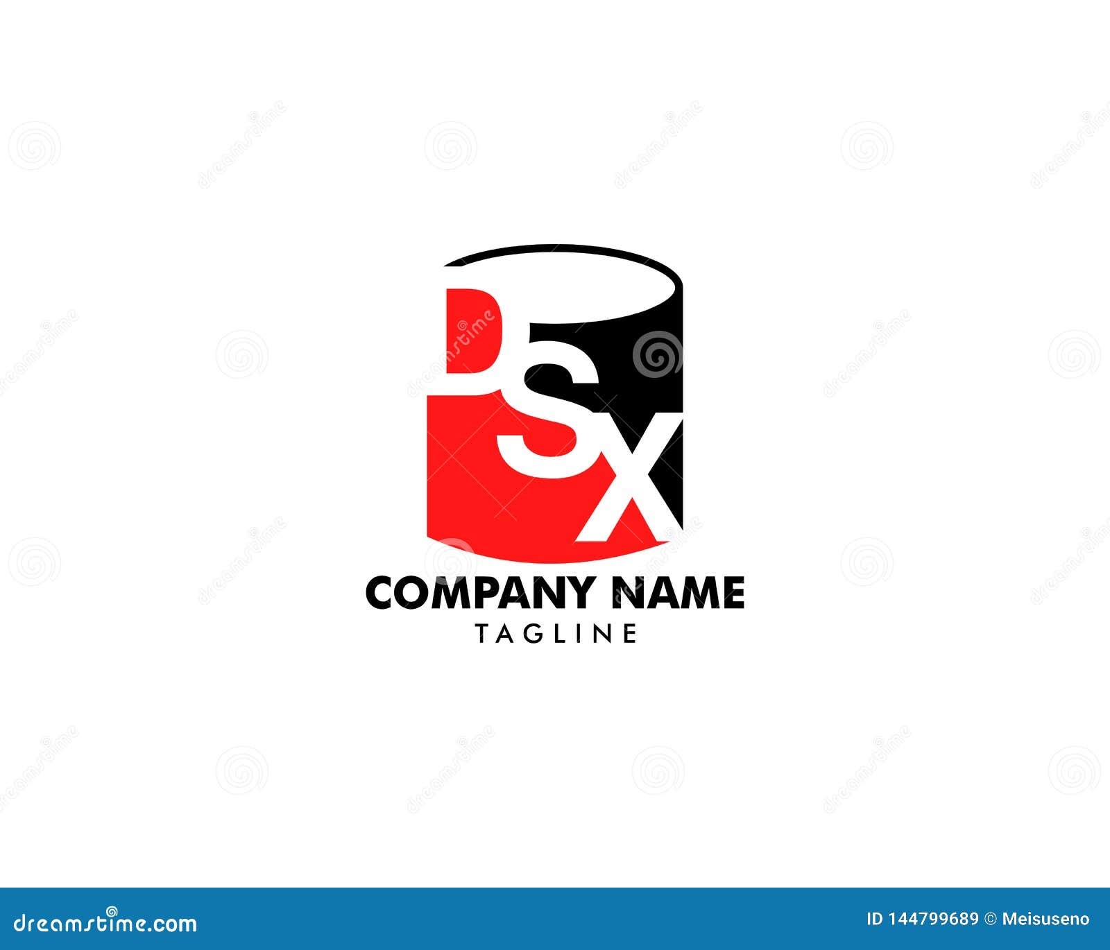 Initial Letter DSX Logo Template Design Stock Vector - Illustration of ...