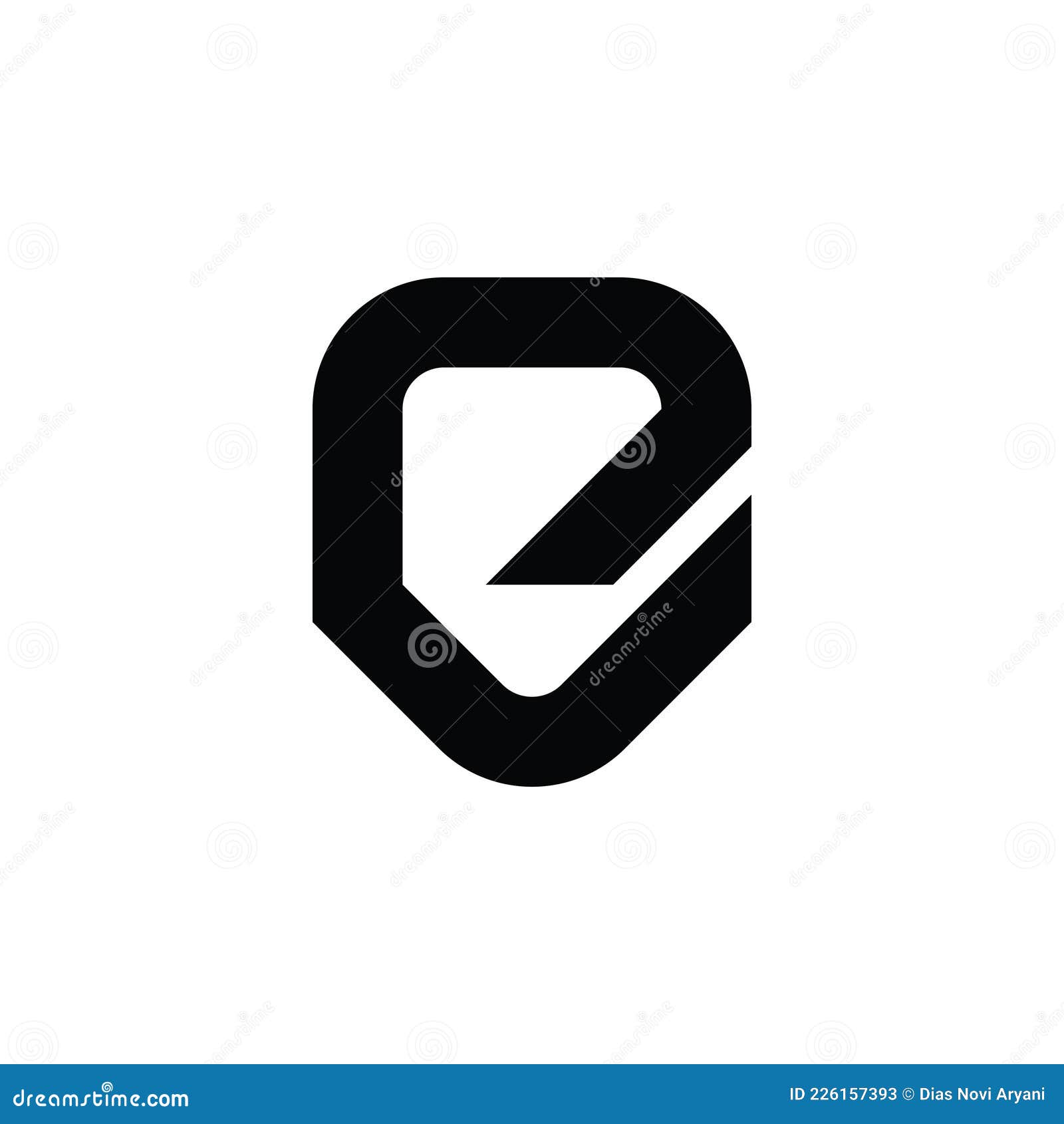 Initial Letter E Abstract Logo Vector Template Stock Vector ...