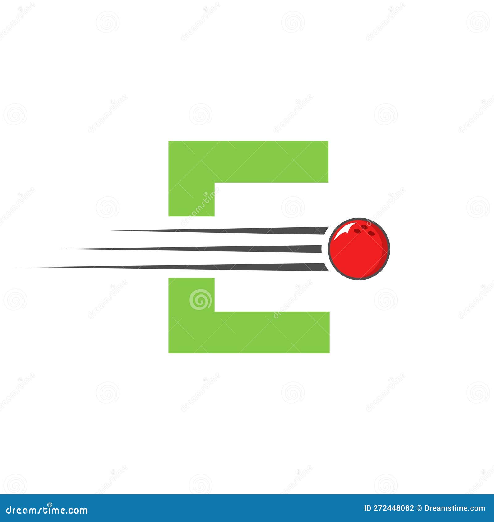 Initial Letter E Bowling Logo. Bowling Ball Symbol Vector Template ...