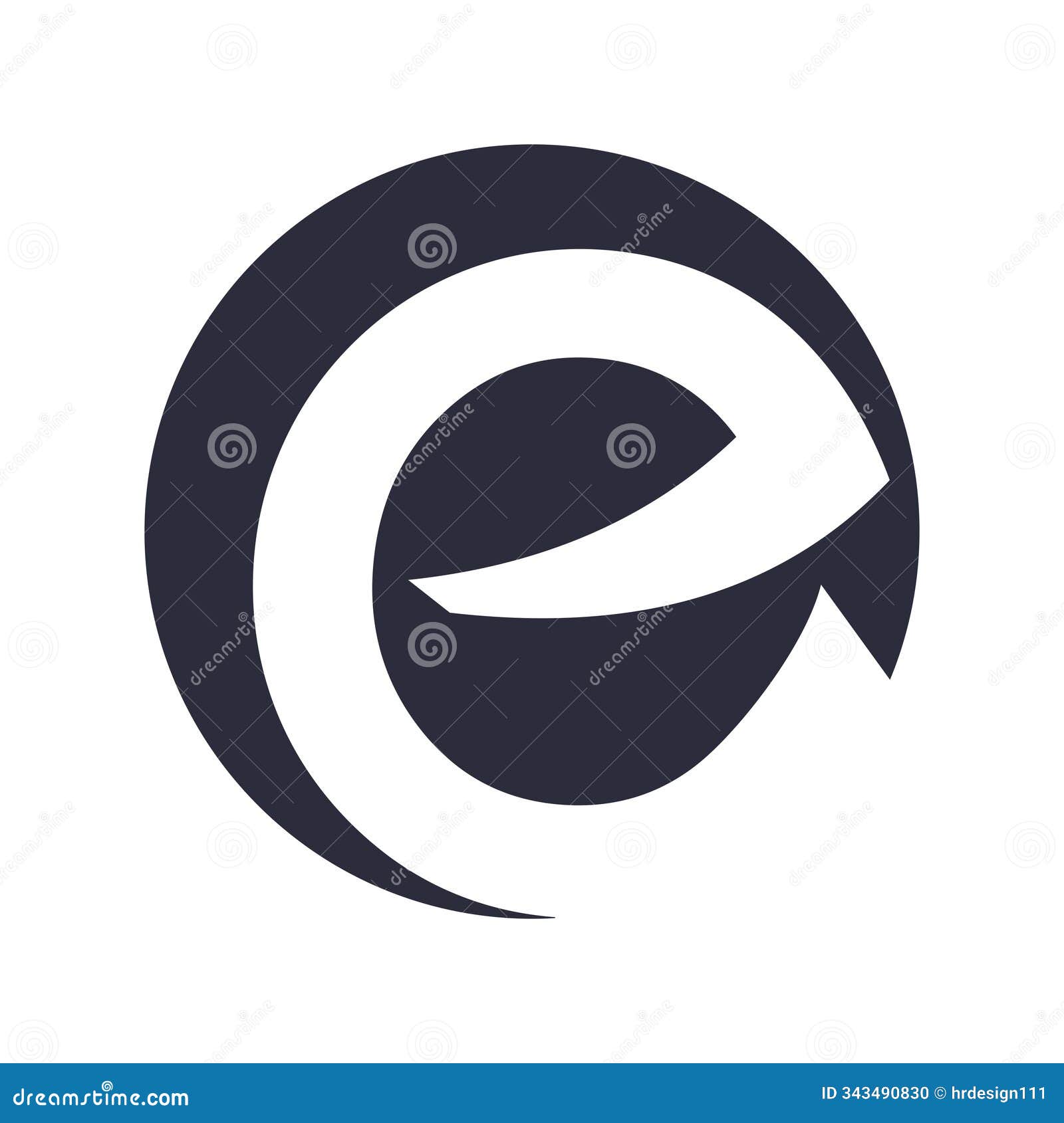 Initial Letter E 001 stock vector. Illustration of letters - 343490830