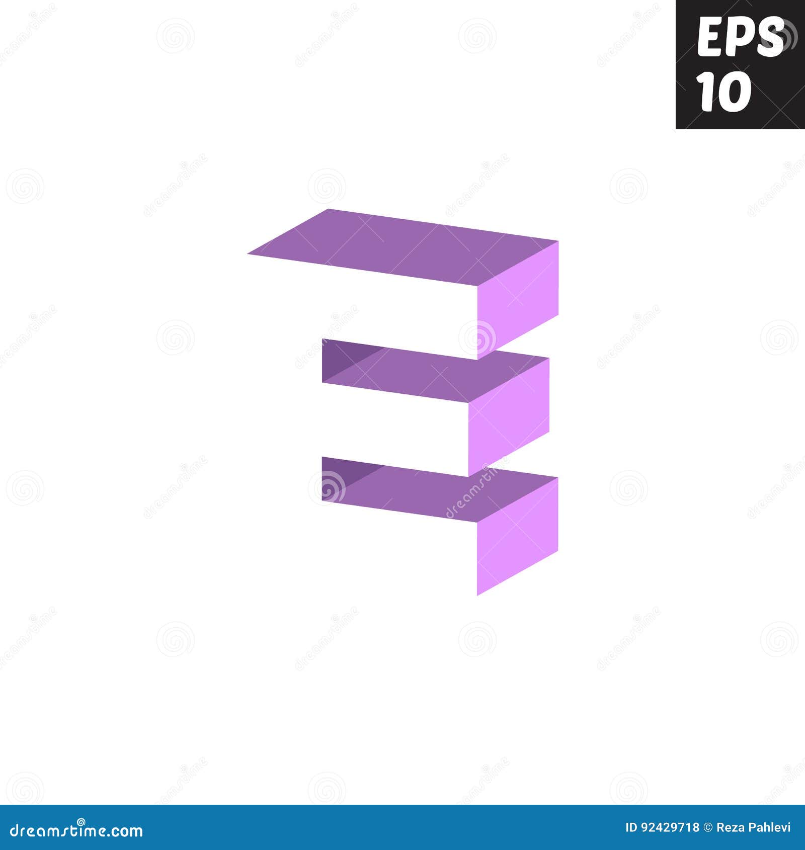 Initial Letter E Lowercase Logo Design Template Block Violet Purple ...