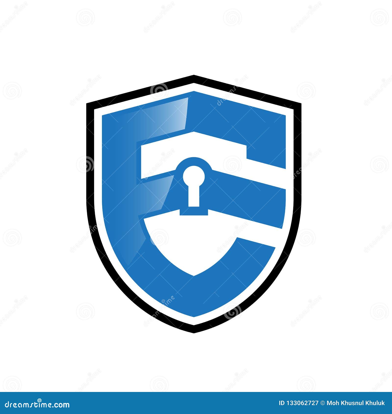 Initial Letter E Shield Security Logo Vector Stock Vector ...