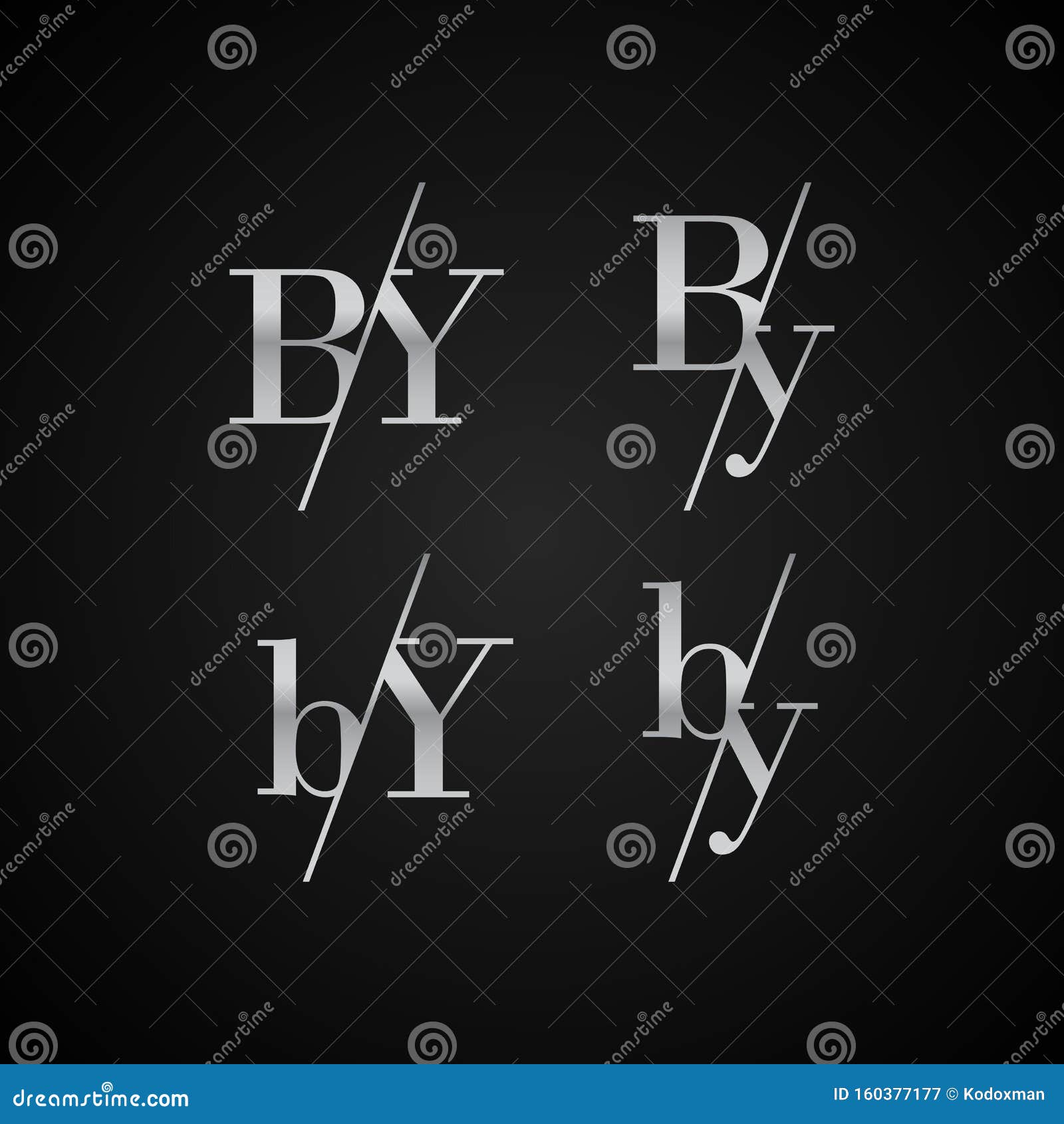By Initial Letter Elegant Symbol Template Vector Stock Vector ...
