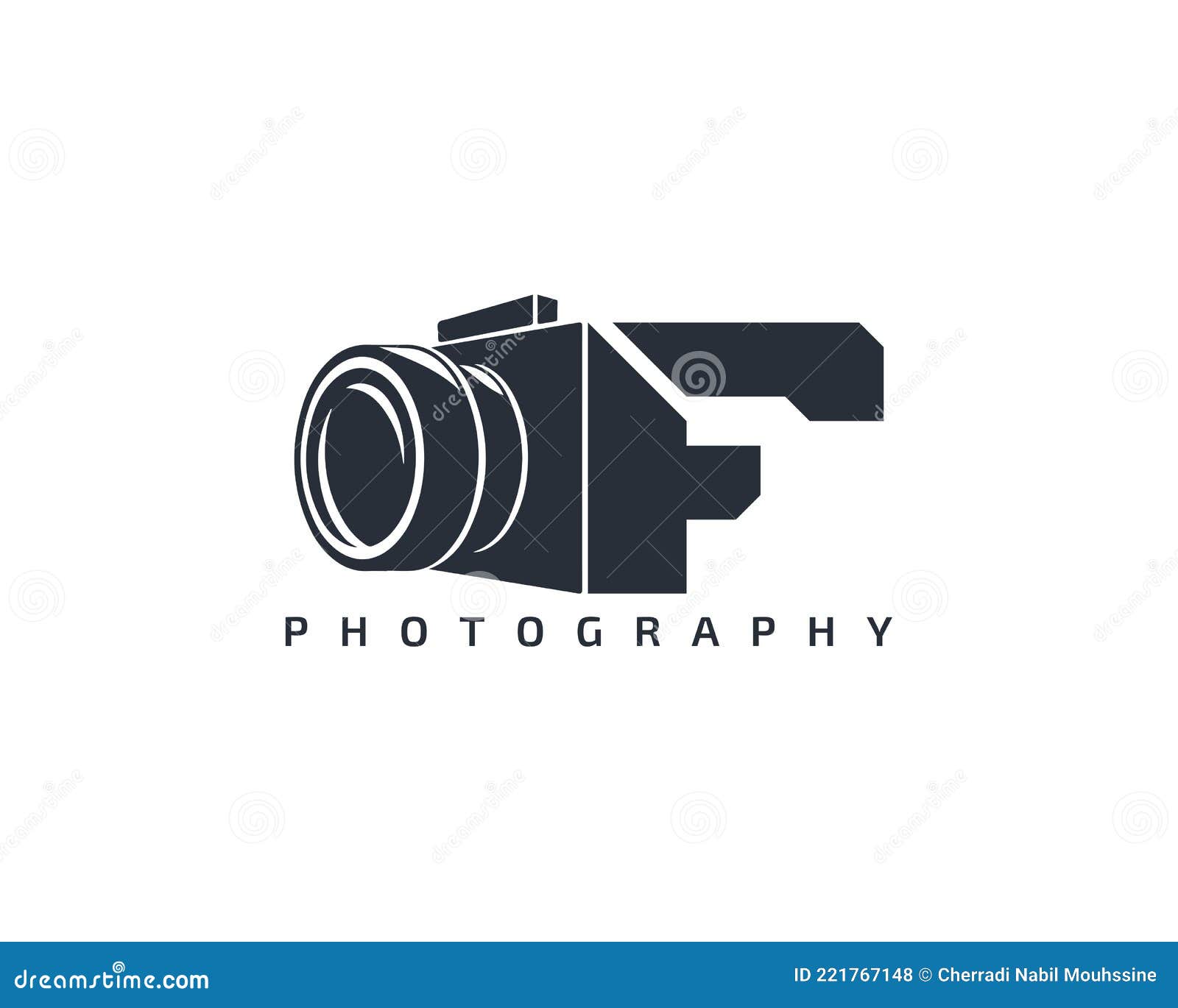 Initial Letter F Cam Logo Vector Stock Vector - Illustration of digital ...
