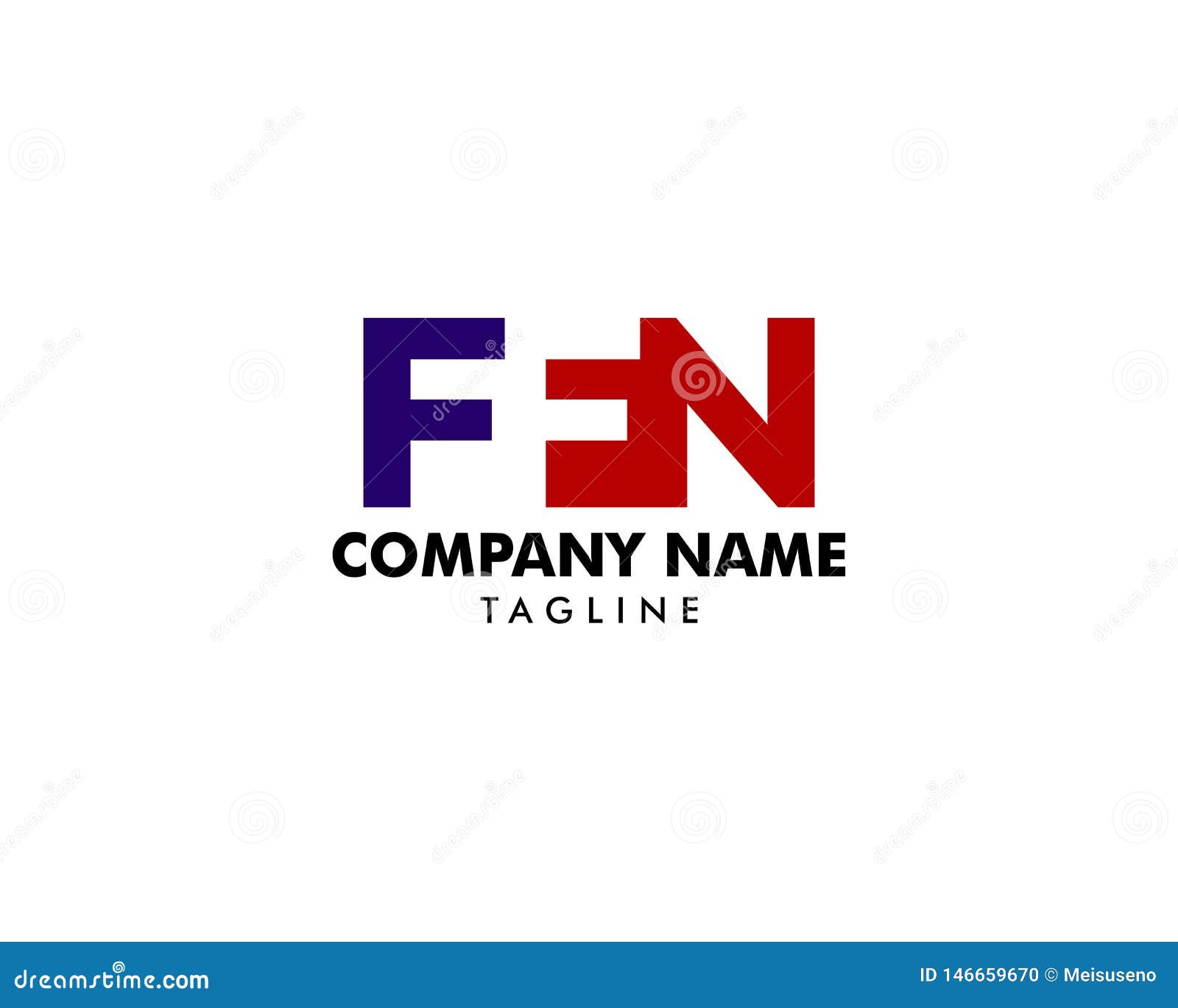 Initial Letter FFN Logo Template Design Stock Vector - Illustration of ...