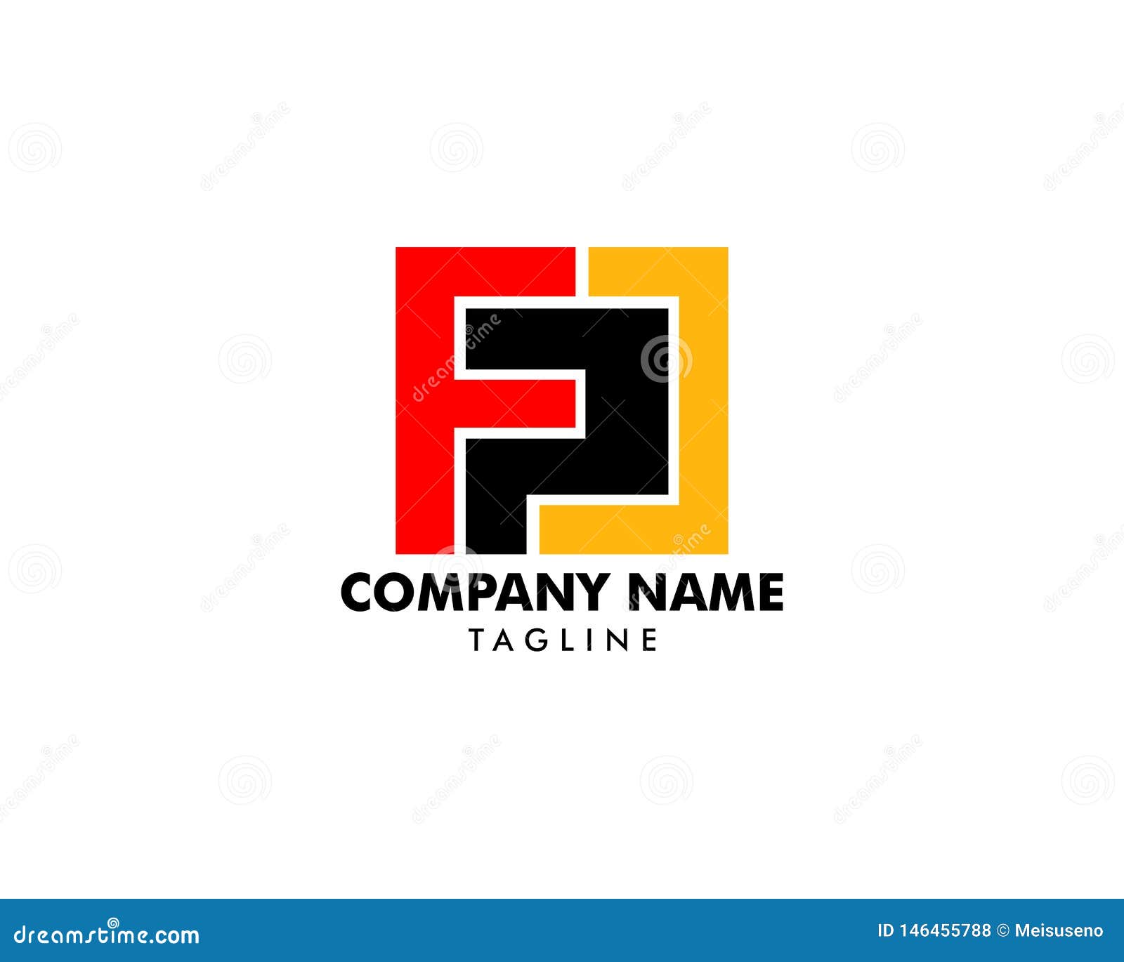 Initial Letter FP Logo Template Design Stock Vector - Illustration of ...