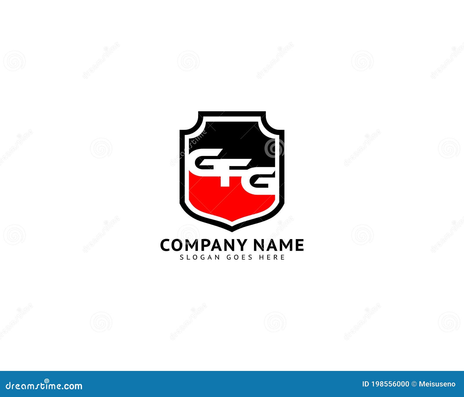 Initial Letter GFG Logo Template Design Stock Vector - Illustration of ...