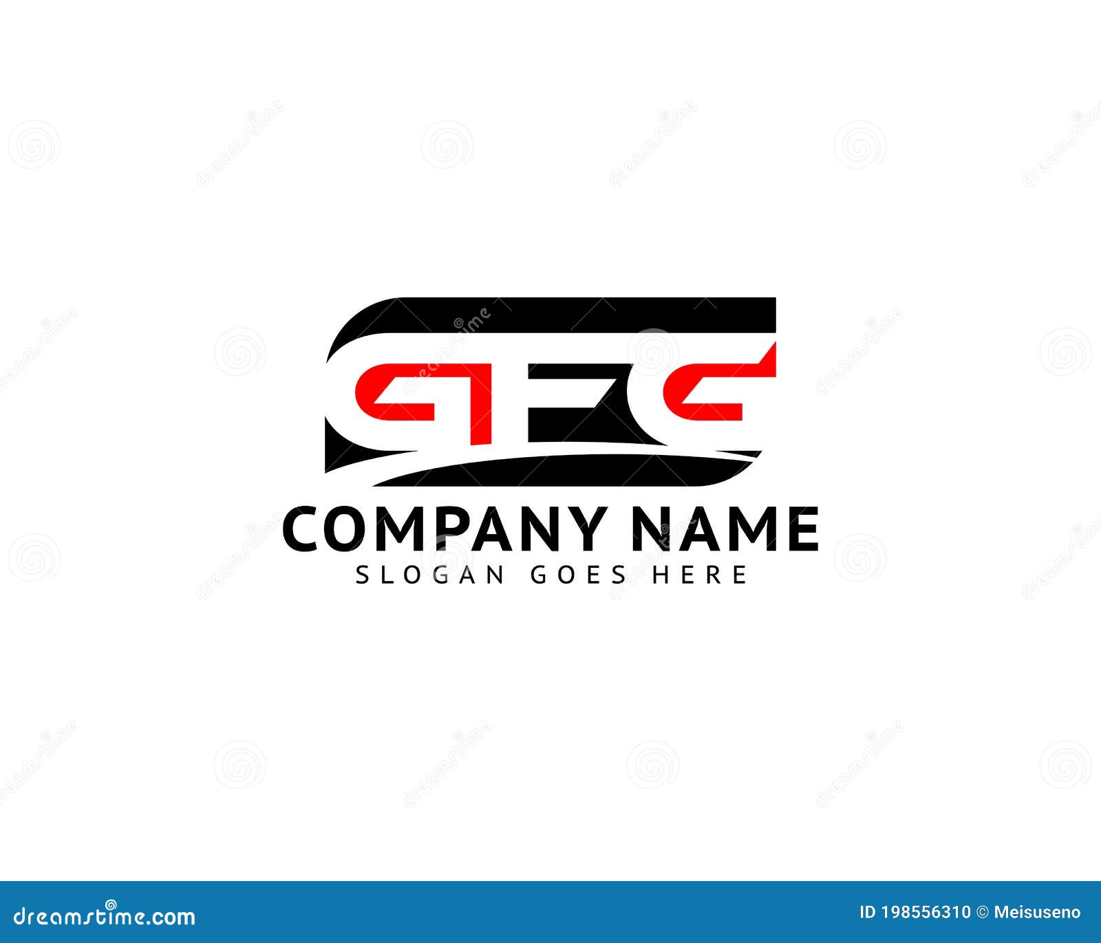 Initial Letter GFG Logo Template Design Stock Vector - Illustration of ...