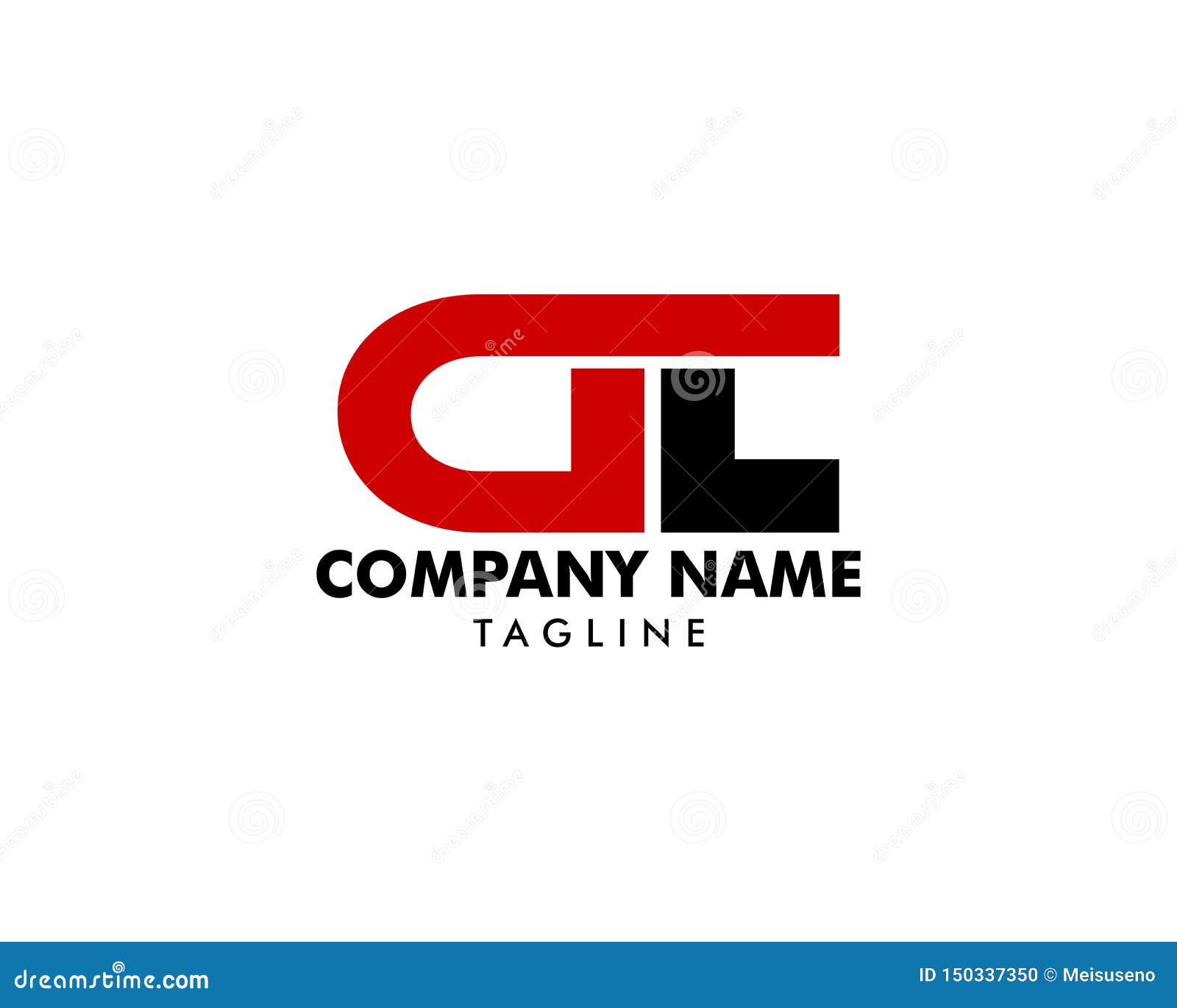 Initial Letter GLT Logo Template Design Stock Vector - Illustration of ...