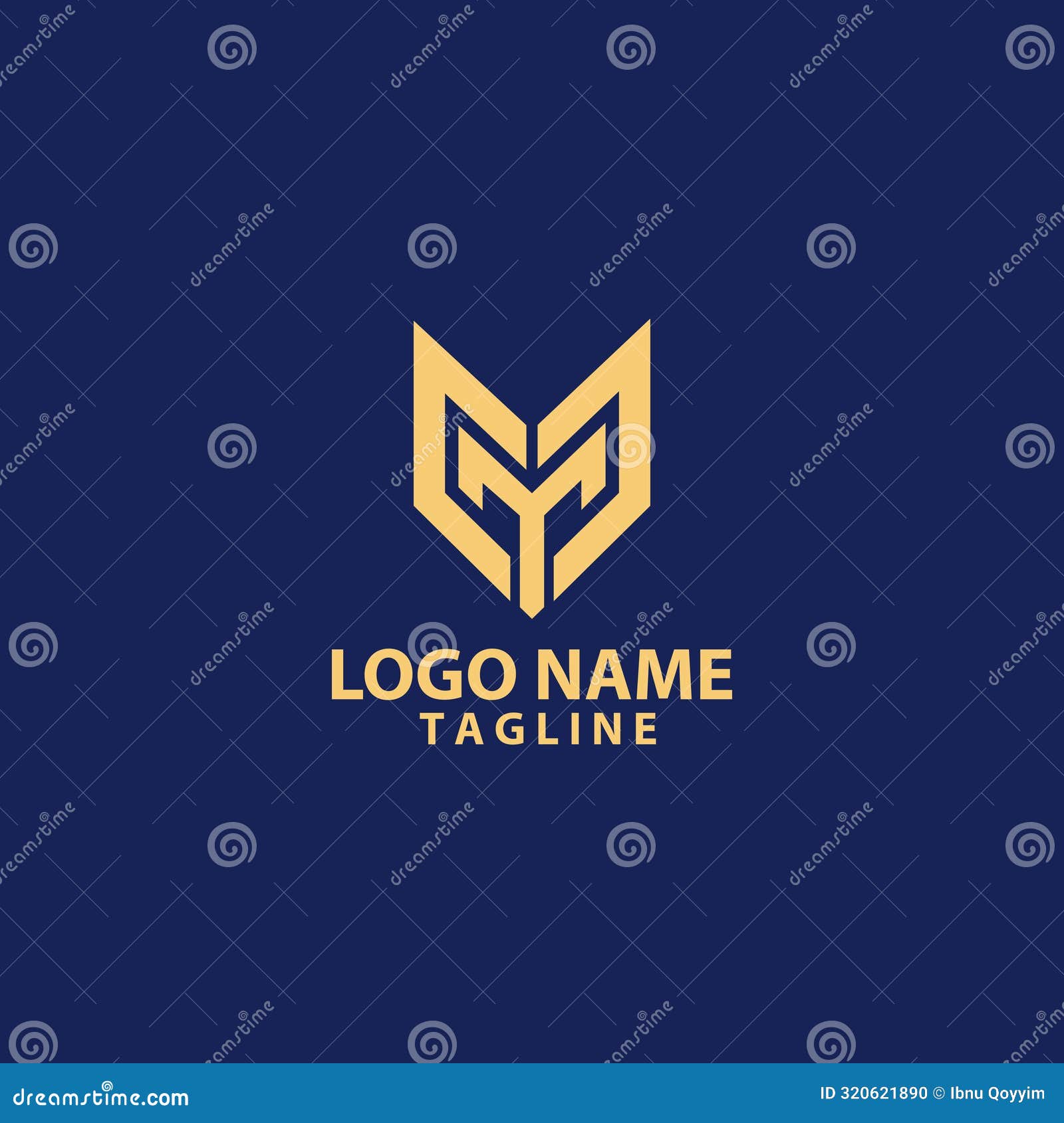 Initial Letter GMG GGM Logo Design Vector Stock Vector - Illustration ...