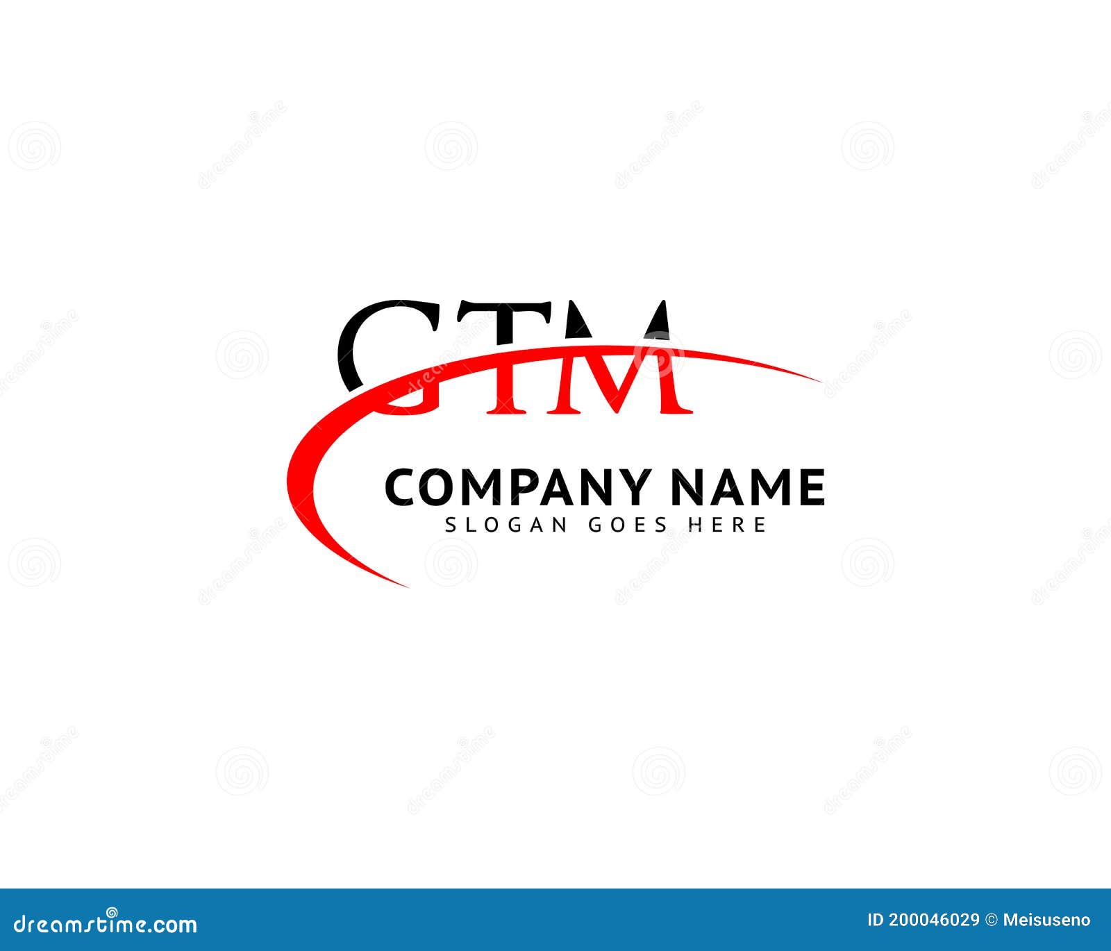 Initial Letter GTM Logo Design Template Stock Vector - Illustration of ...