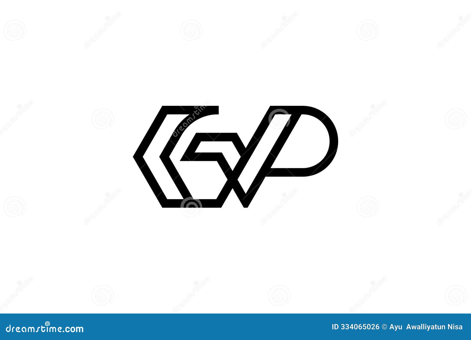 Letter GVP Logo Design Vector Stock Vector - Illustration of text ...