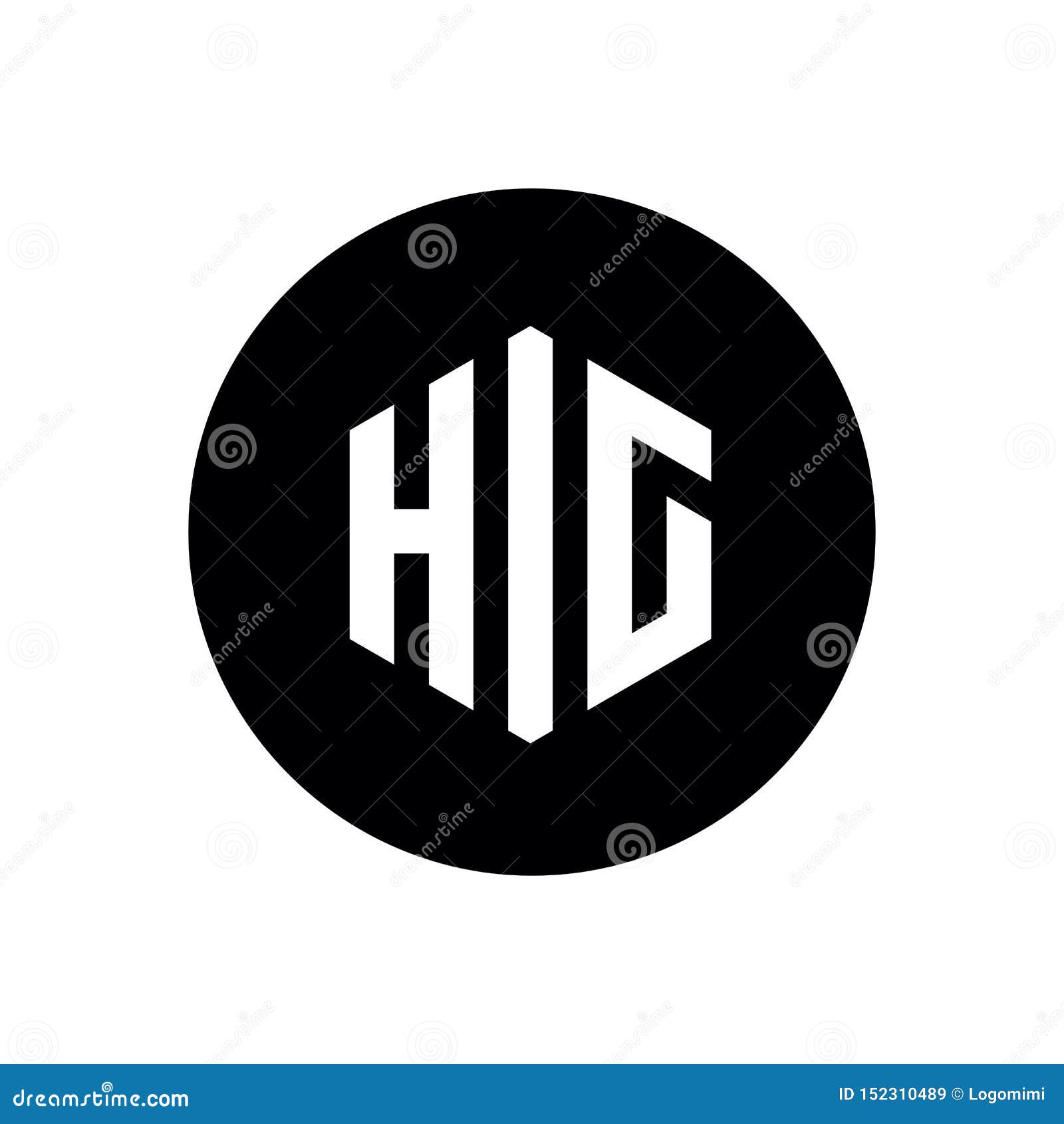 Initial Letter HIC or HIG Logo, Hexagonal Icon Design - Vector Stock ...