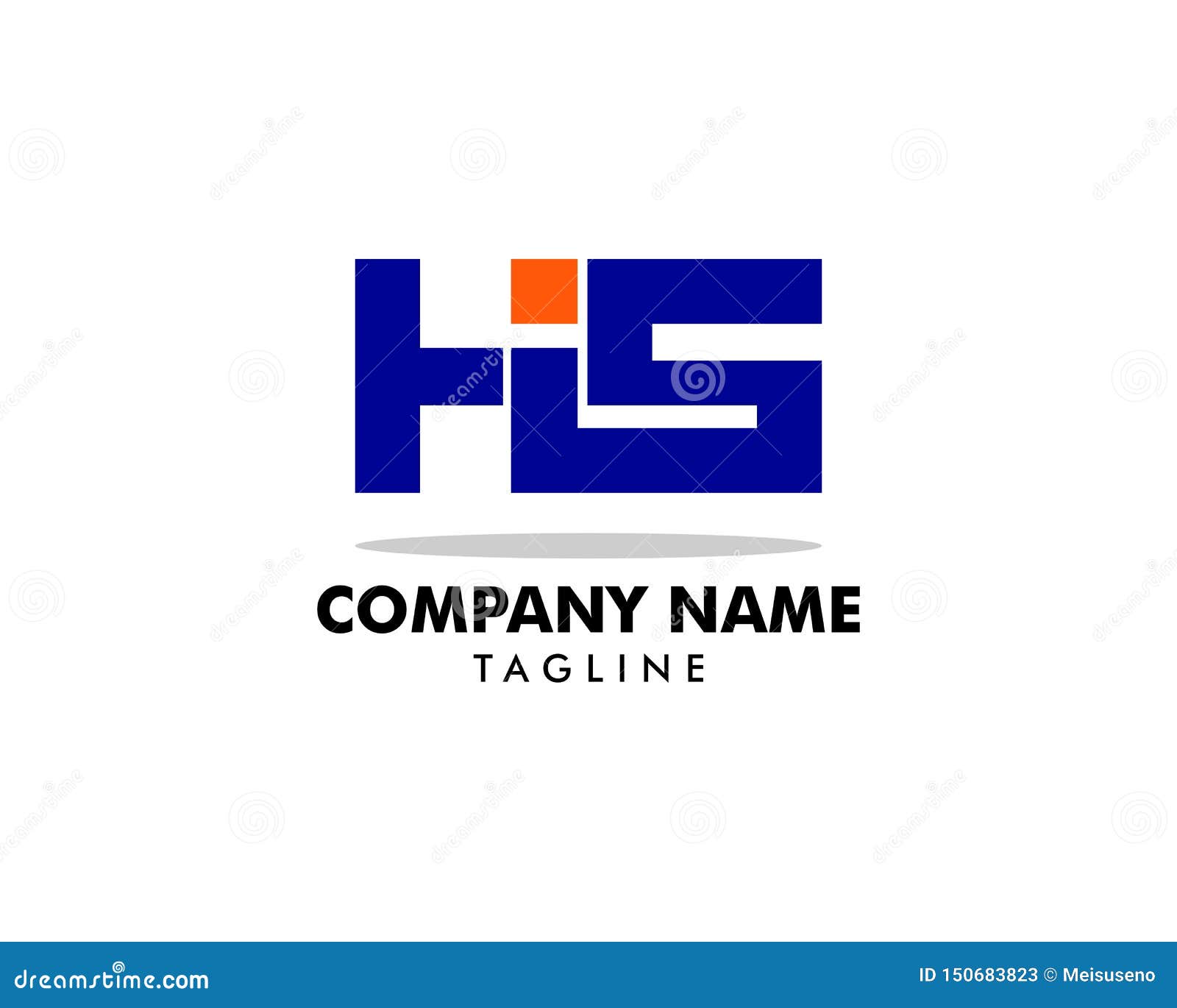 Initial Letter HIS Logo Template Design Stock Vector - Illustration of ...