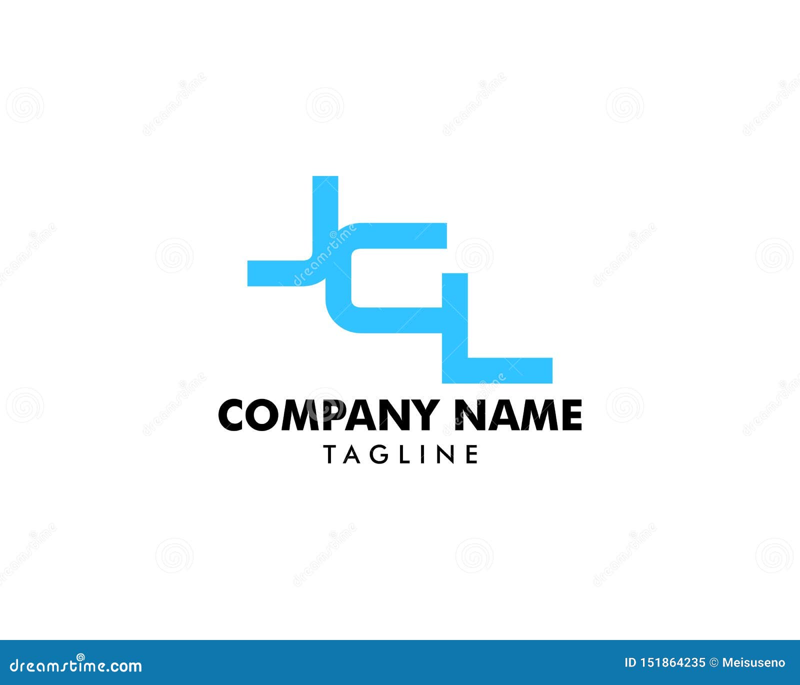 Initial Letter JCL Logo Template Design Stock Vector - Illustration of ...