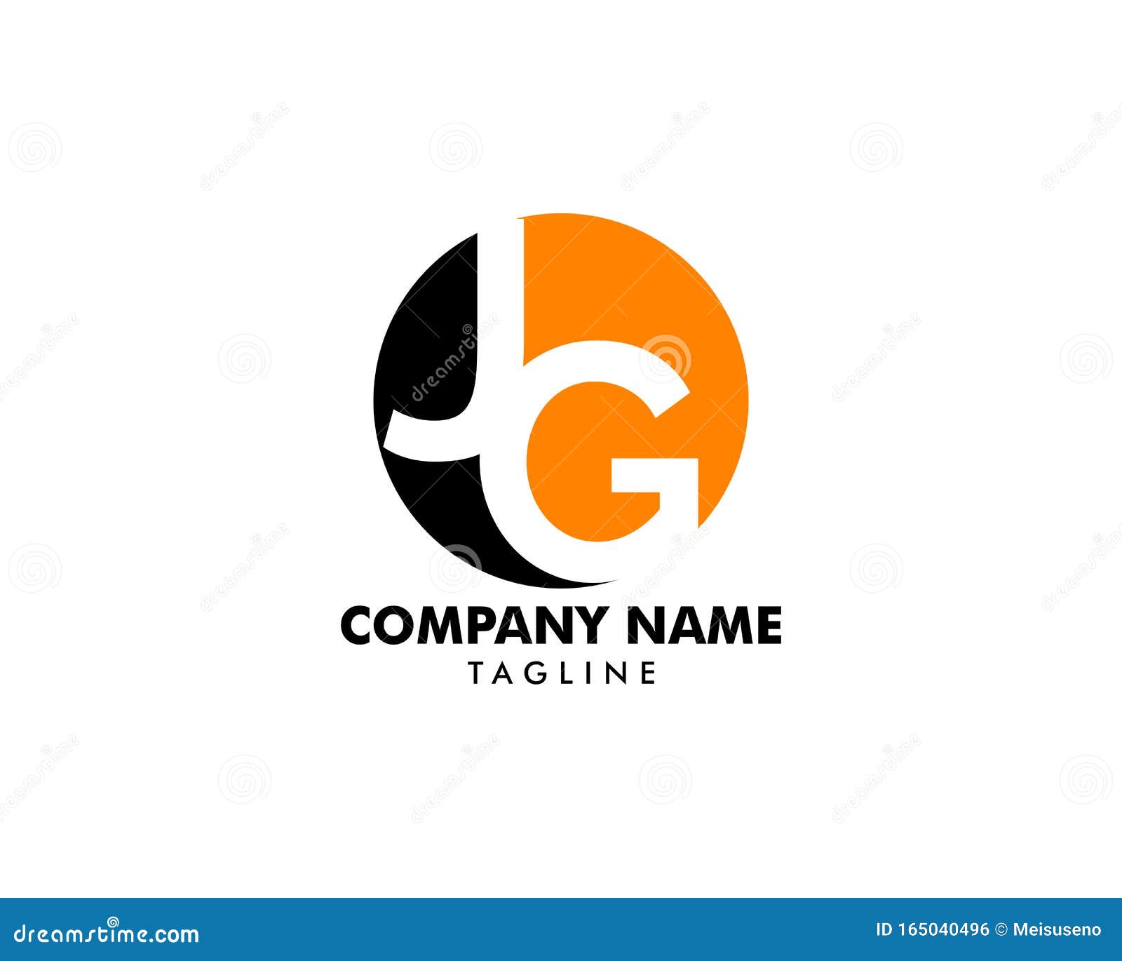 Initial Letter JG Logo Template Design Stock Vector - Illustration of ...