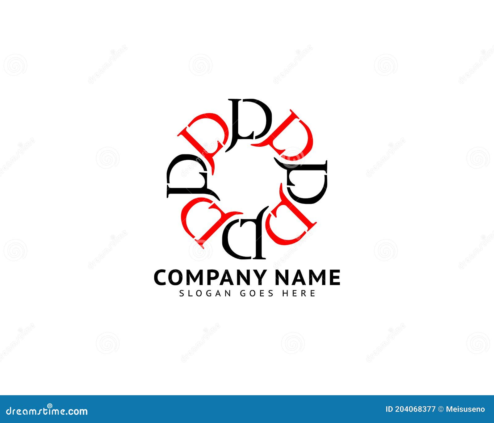 Initial Letter JLD Logo Template Design Stock Vector - Illustration of ...