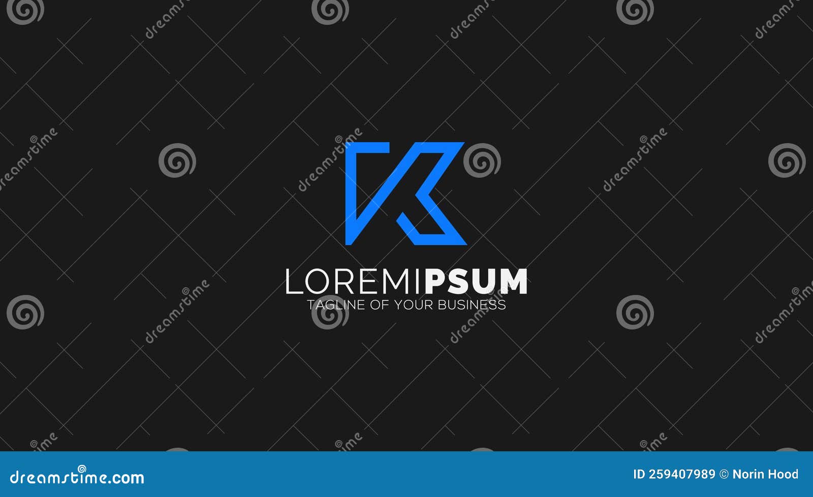 Initial Letter K Abstract Simple Minimal Modern Monogram Vector Logo ...