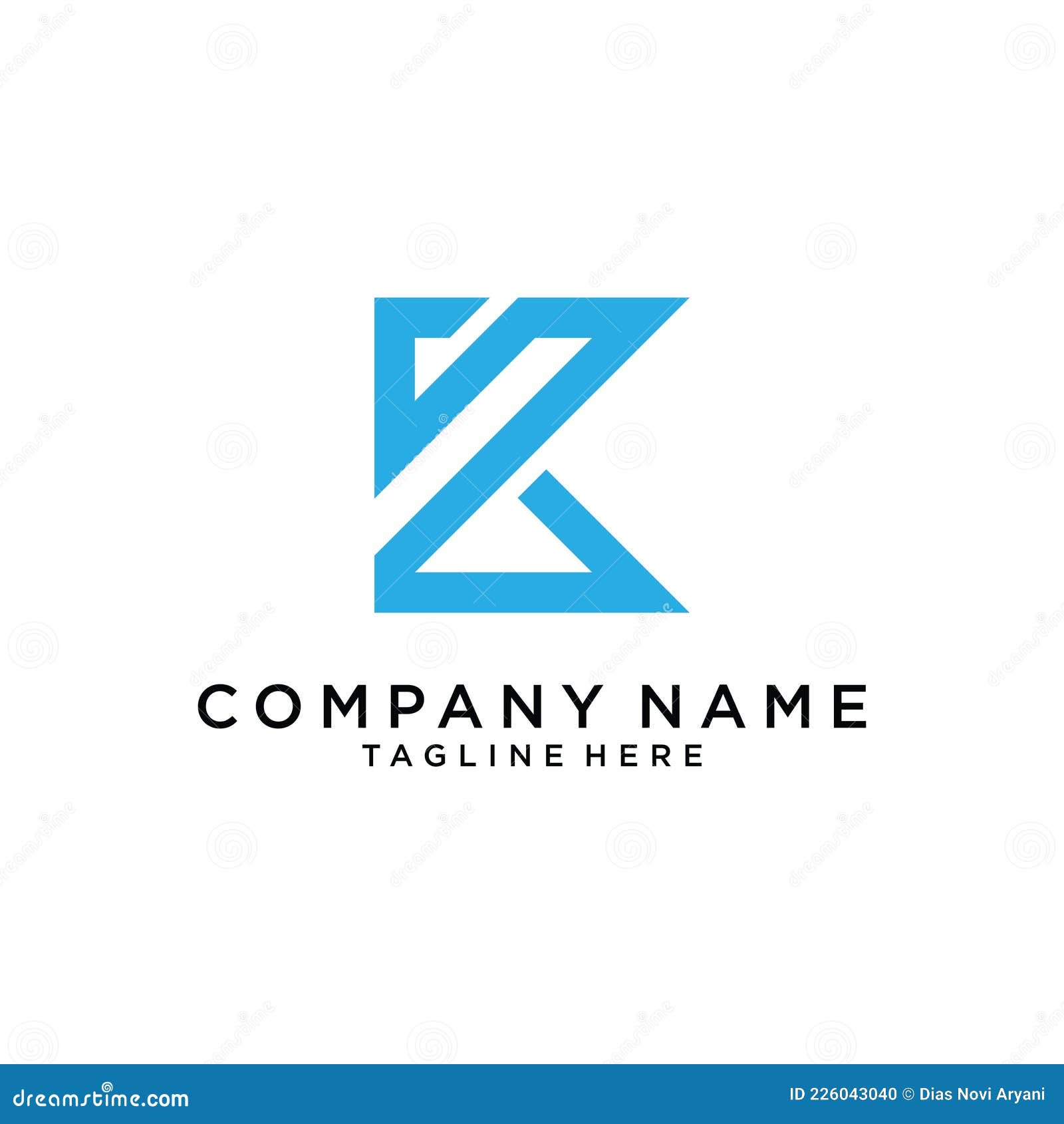 Initial Letter K Icon Logo Design Concept. Stock Vector - Illustration ...
