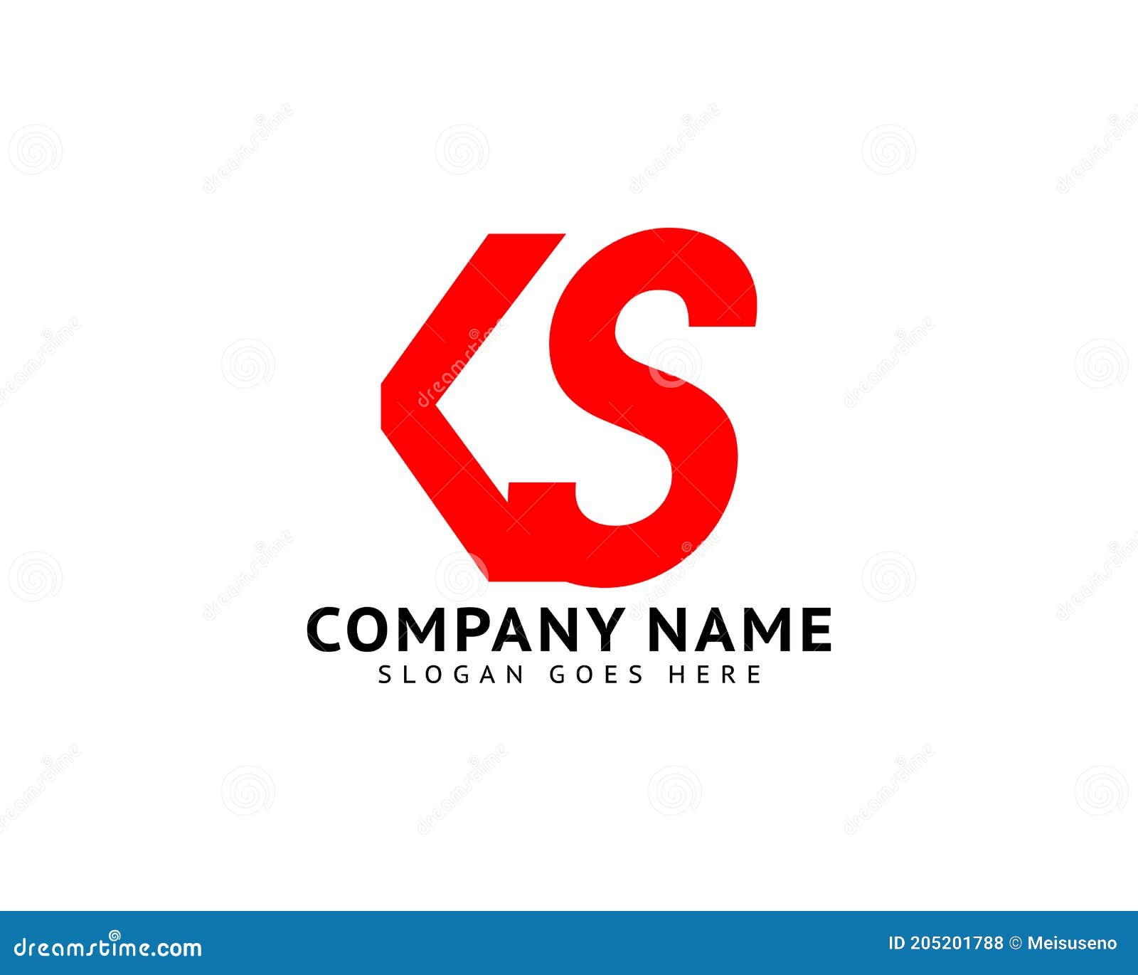 Initial Letter KS Logo Template Design Stock Vector - Illustration of ...