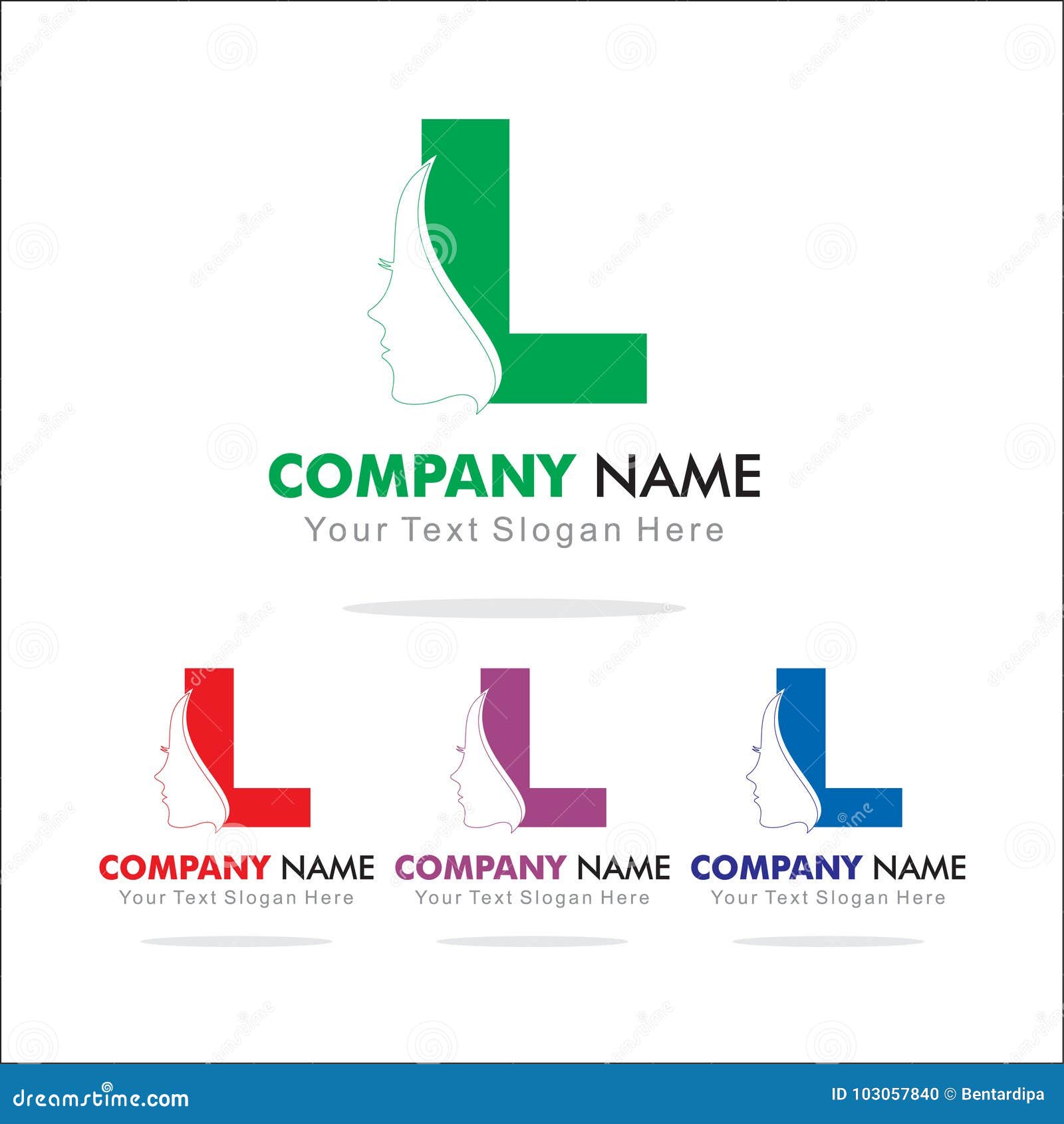 Initial Letter L stock illustration. Illustration of minimalist - 103057840