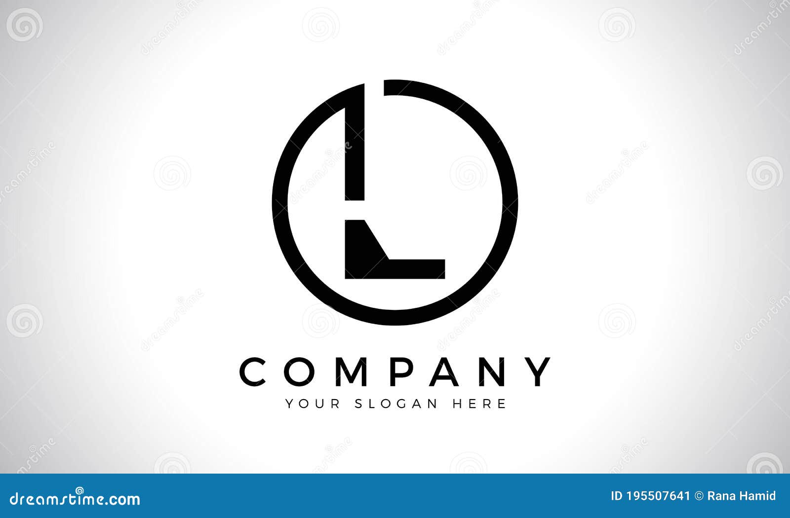 Initial Letter L Logo with Creative Modern Business Typography Vector ...