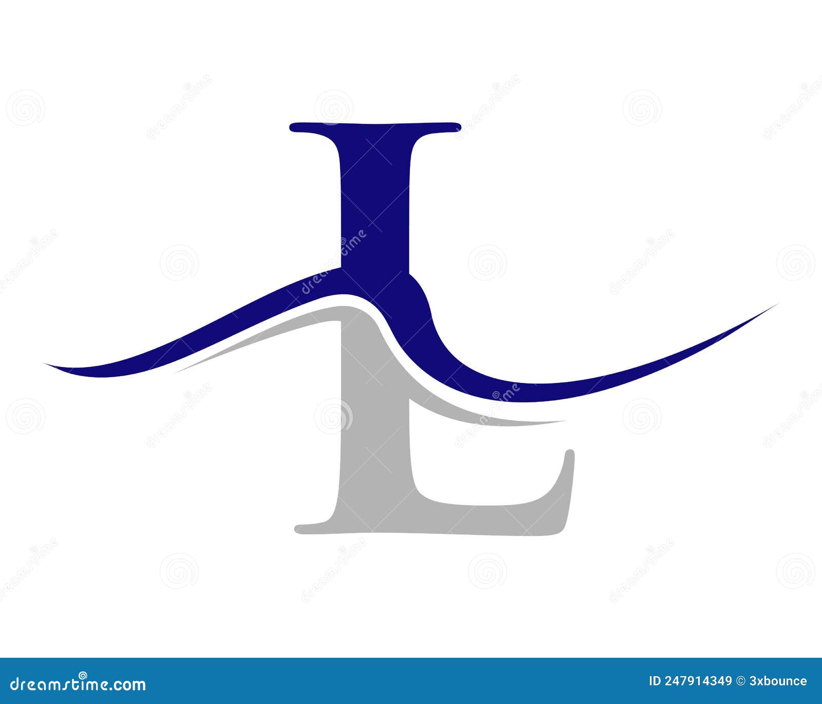 Initial Letter L Logo Design. Monogram and Creative Alphabet L Logotype ...