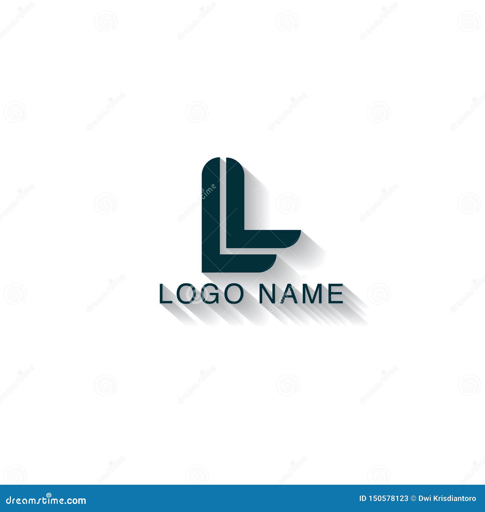 Initial Letter L Logo Design with One Line Concept. Modern Logo Design ...