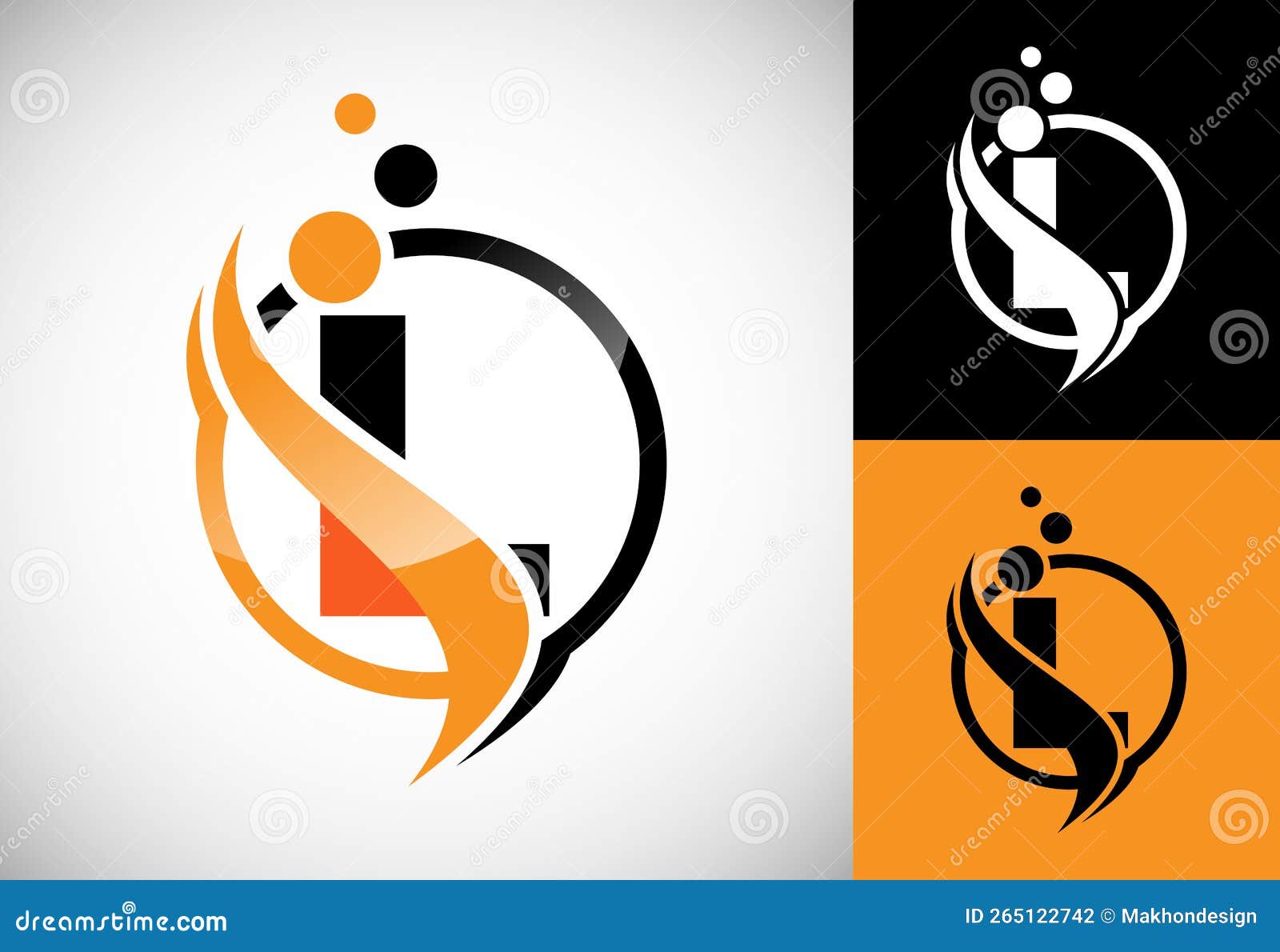 Initial Letter L with the Swoosh, Biotech Logo Design Concept. Logotype ...