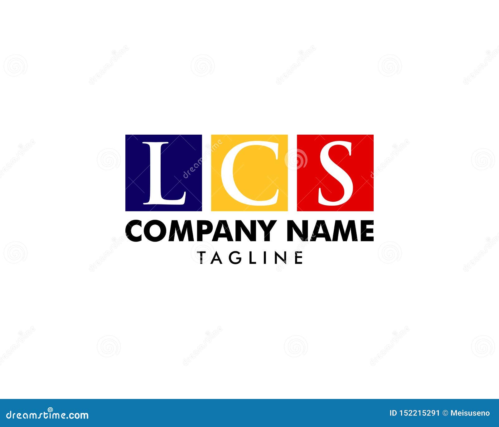 Initial Letter LCS Logo Template Design Stock Vector - Illustration of ...