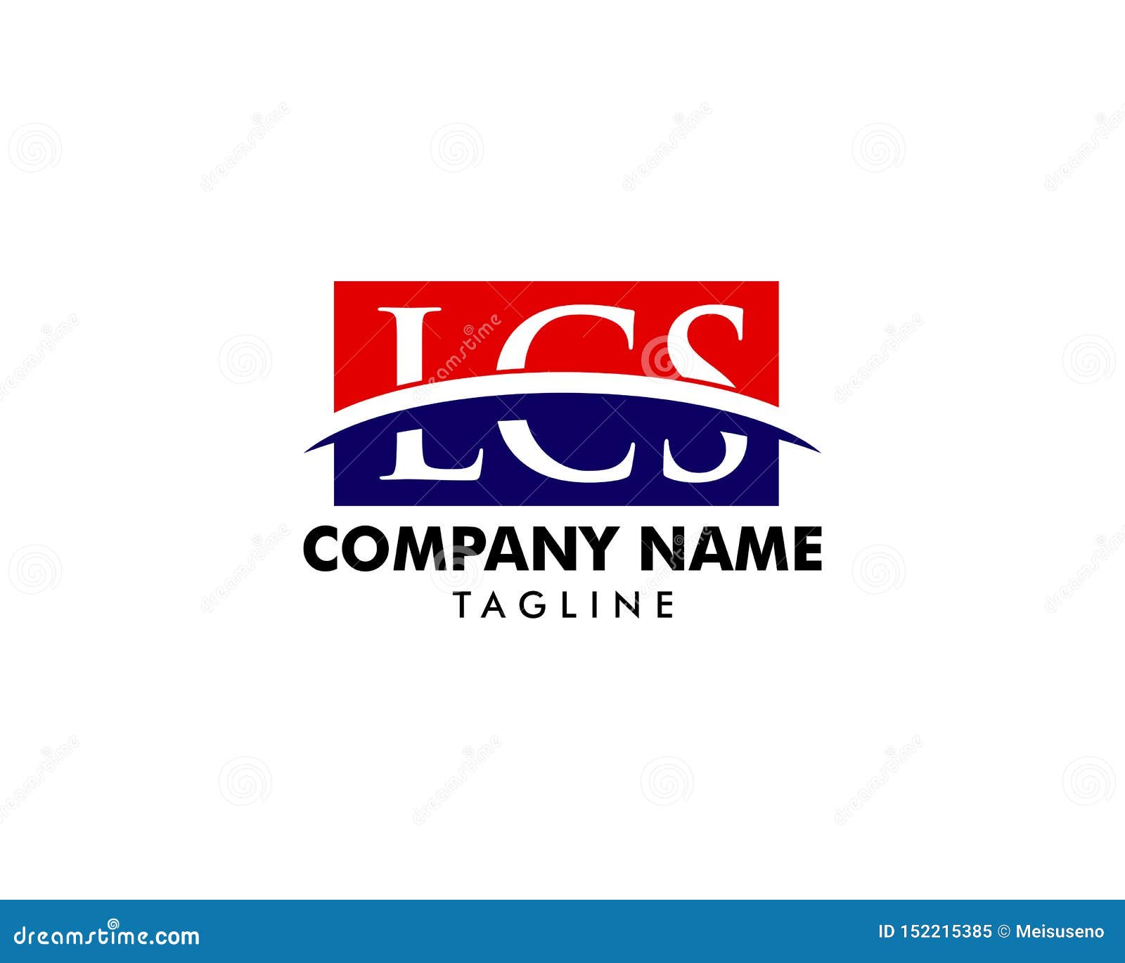 Initial Letter LCS Logo Template Design Stock Vector - Illustration of ...