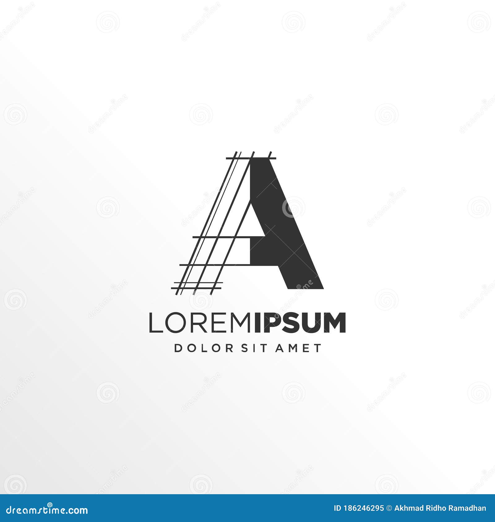 Initial Letter a Logo Design with Architecture Element Stock ... Initial Letter a Logo Design with Architecture Element Stock ...