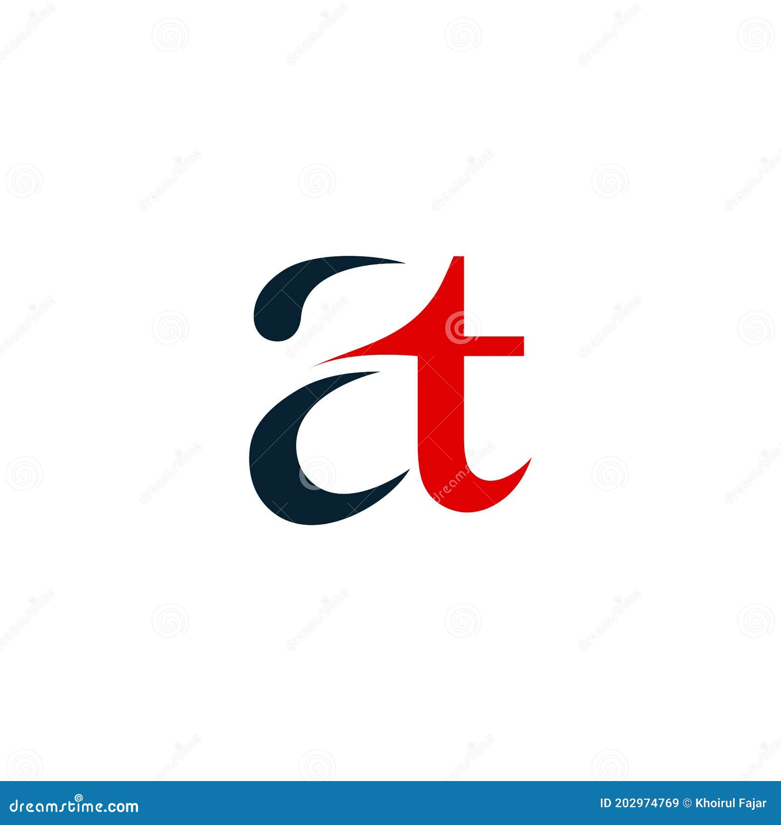 Initial Letter at Logo Design, Vector Template Stock Vector ...